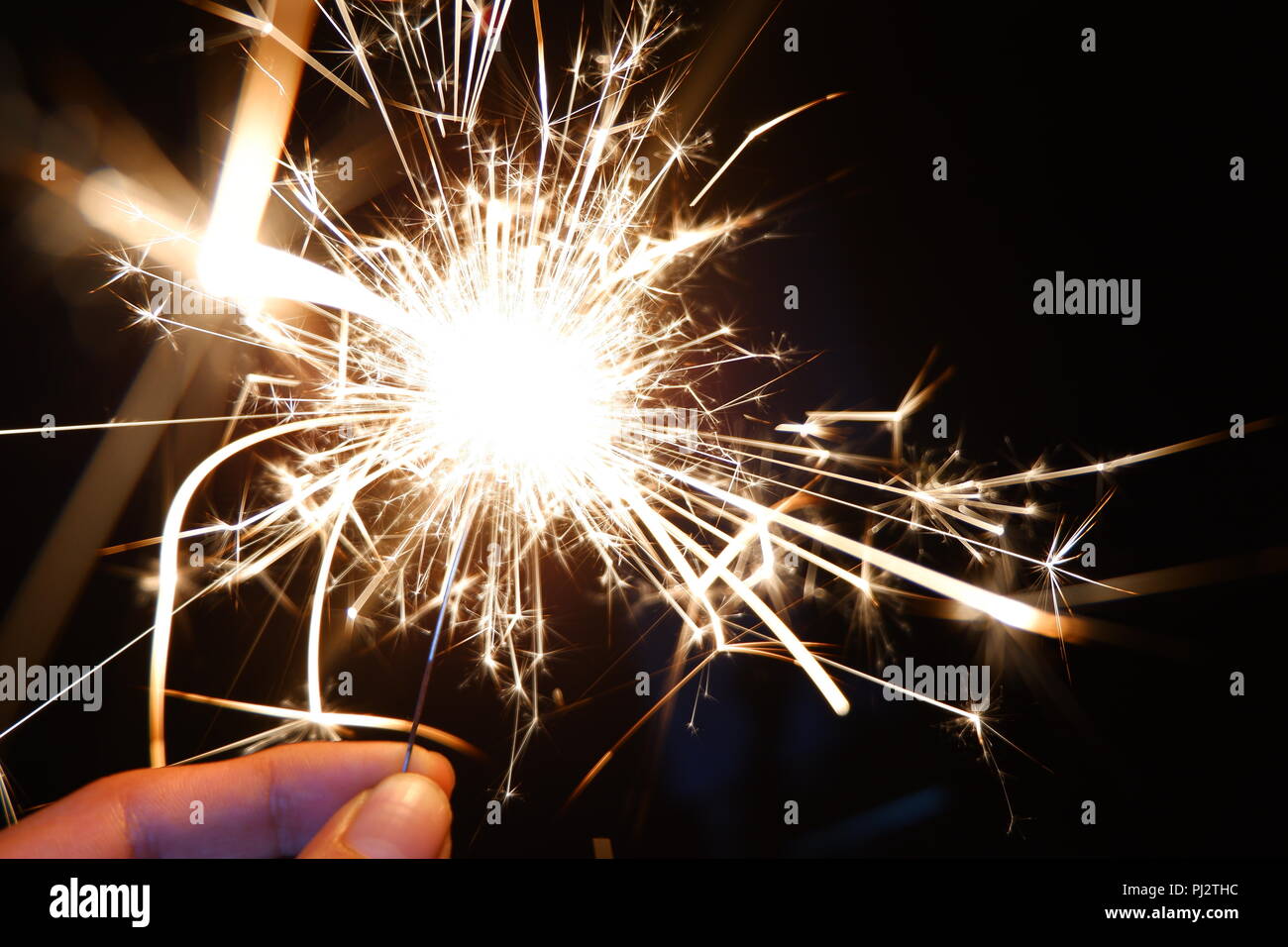 Small Firework Stock Photo - Alamy