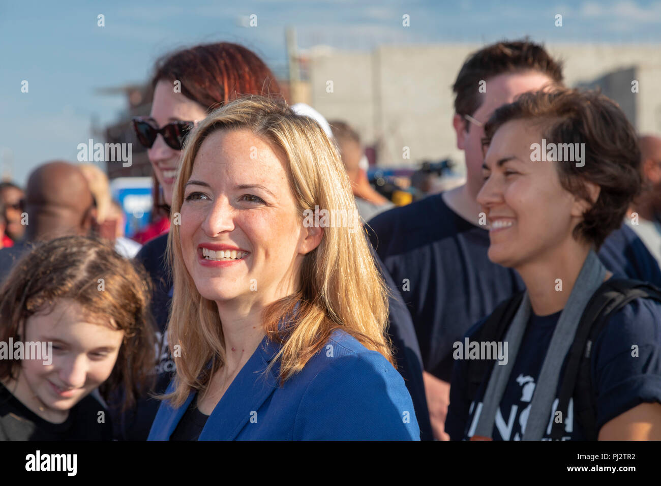 Detroit, Michigan - 3 September 2018 - Jocelyn Benson, the Democratic ...