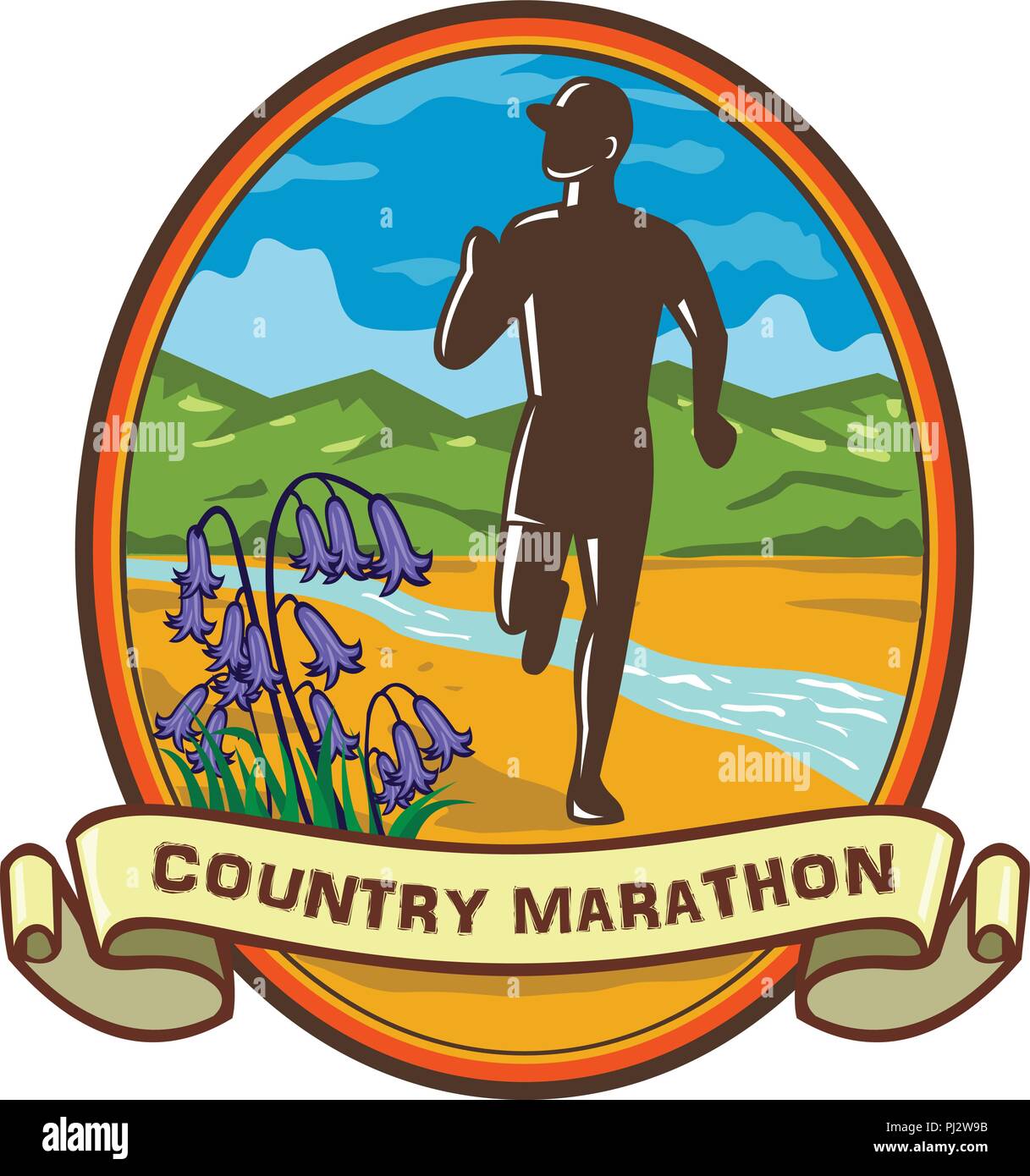 Walk in country Stock Vector Images - Alamy