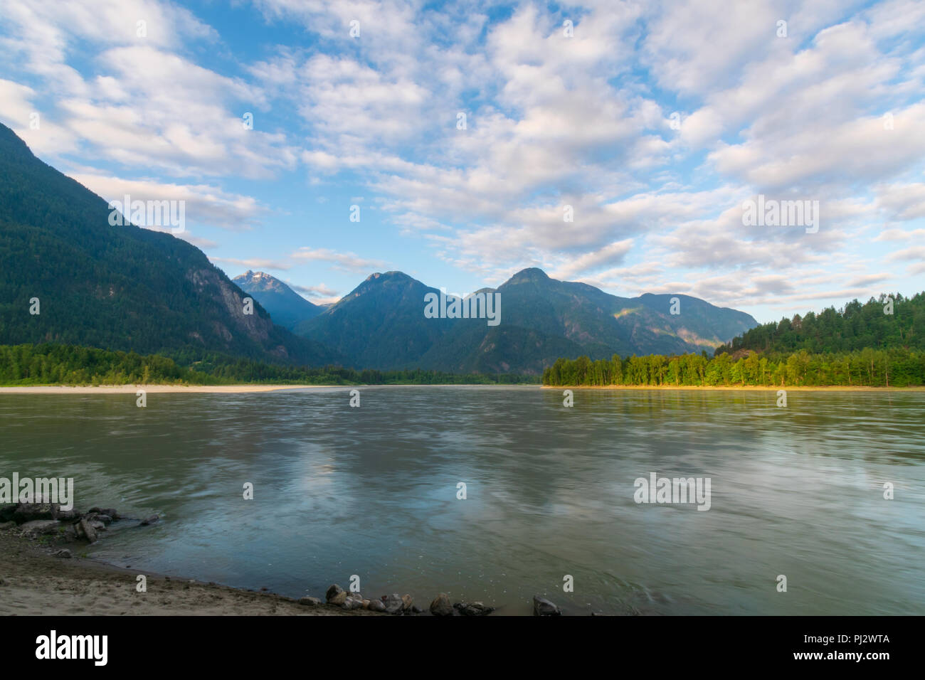 The Fraser River in Hope, British Columbia Stock Photo - Alamy