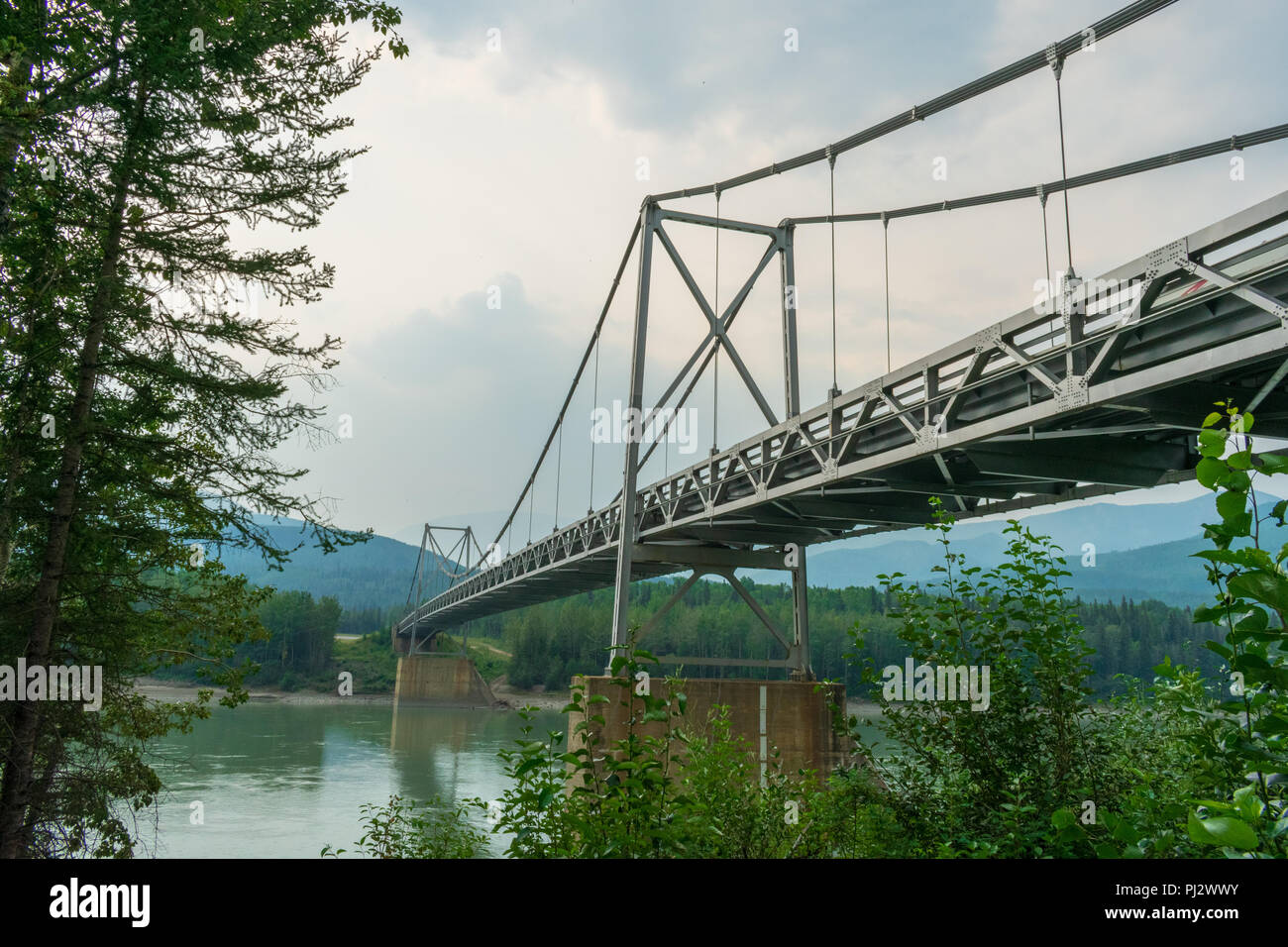 Alaska Highway Bridge Stock Photo - Alamy