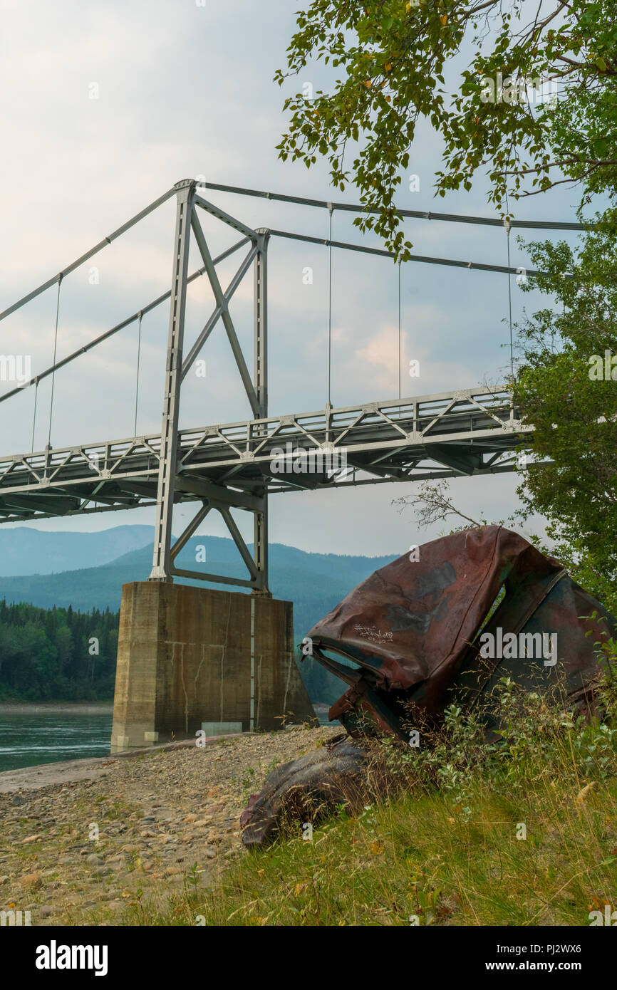 A Rusty Old Truck Along The Alaska HIghway, Canada Stock Photo - Alamy