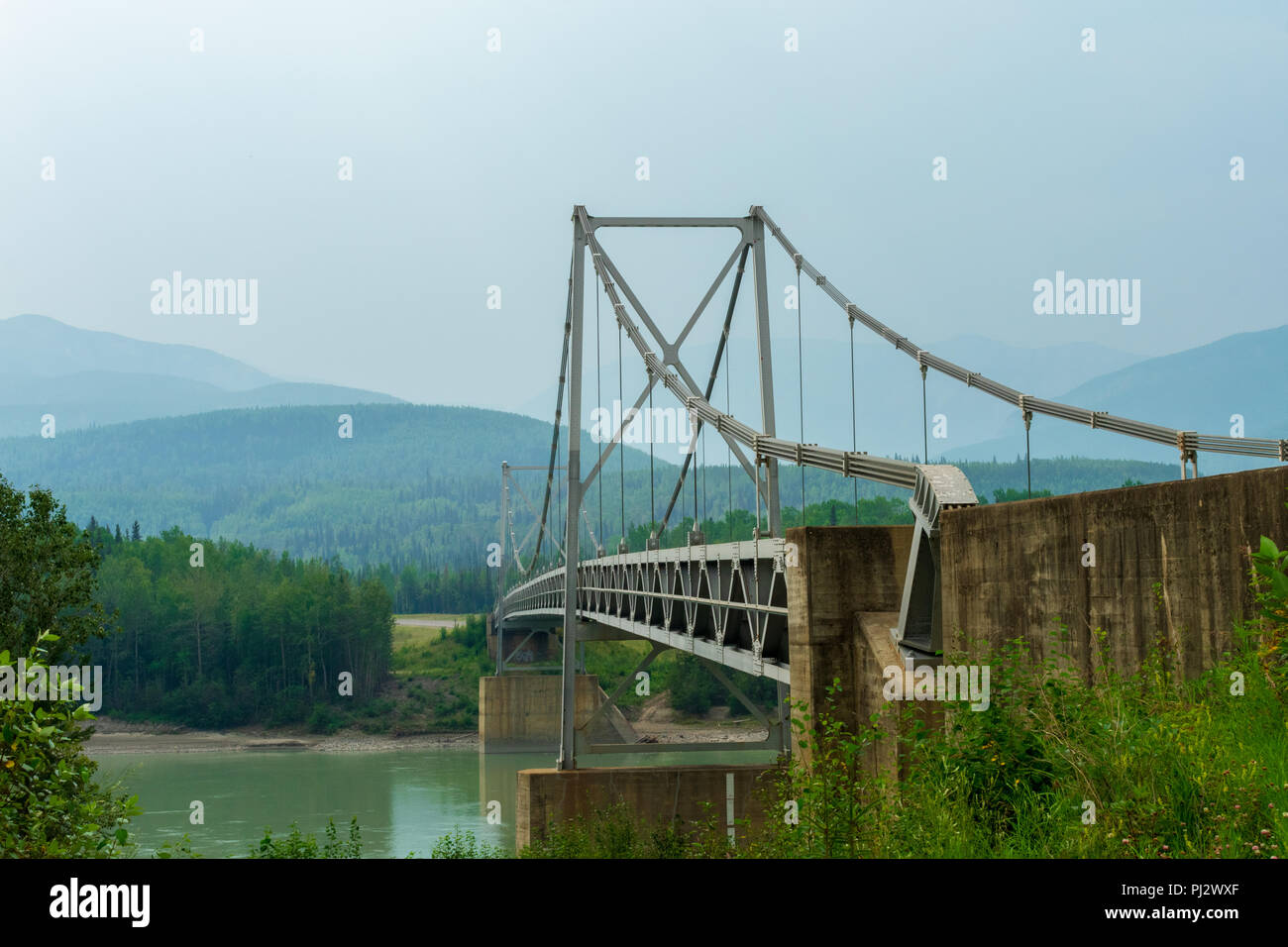 Alaska Highway Bridge Stock Photo - Alamy