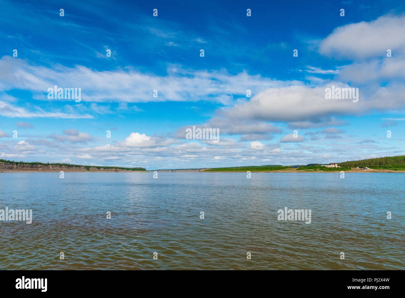 The Mackenzie River, Northwest Territories, Canada Stock Photo - Alamy