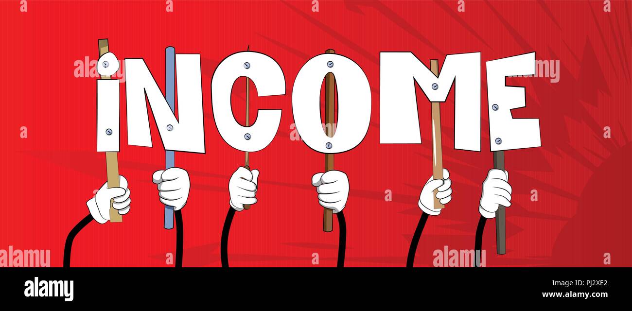 Word income Stock Vector Images - Alamy