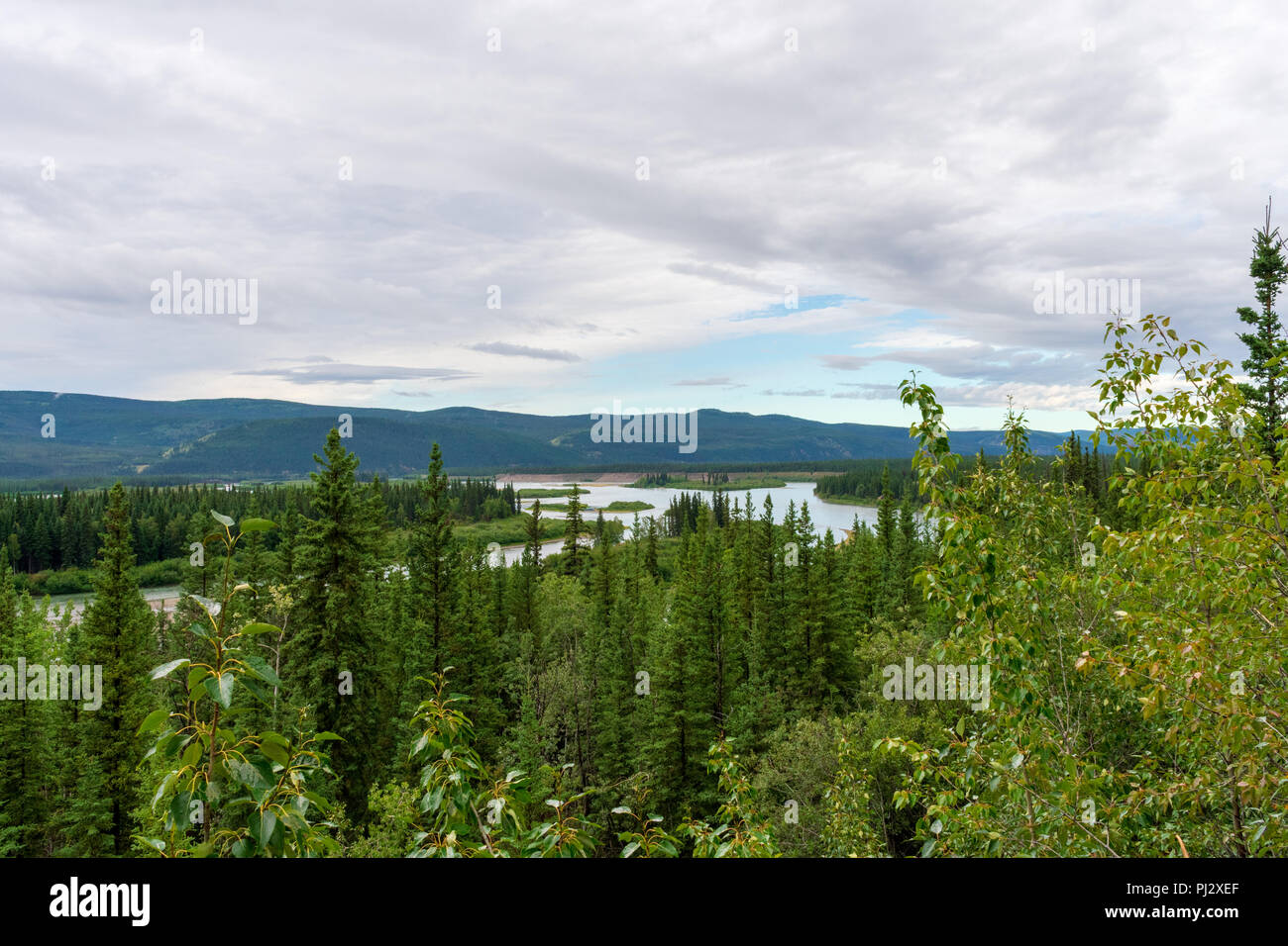 The Vast Wilderness of The Yukon, Canada Stock Photo - Alamy