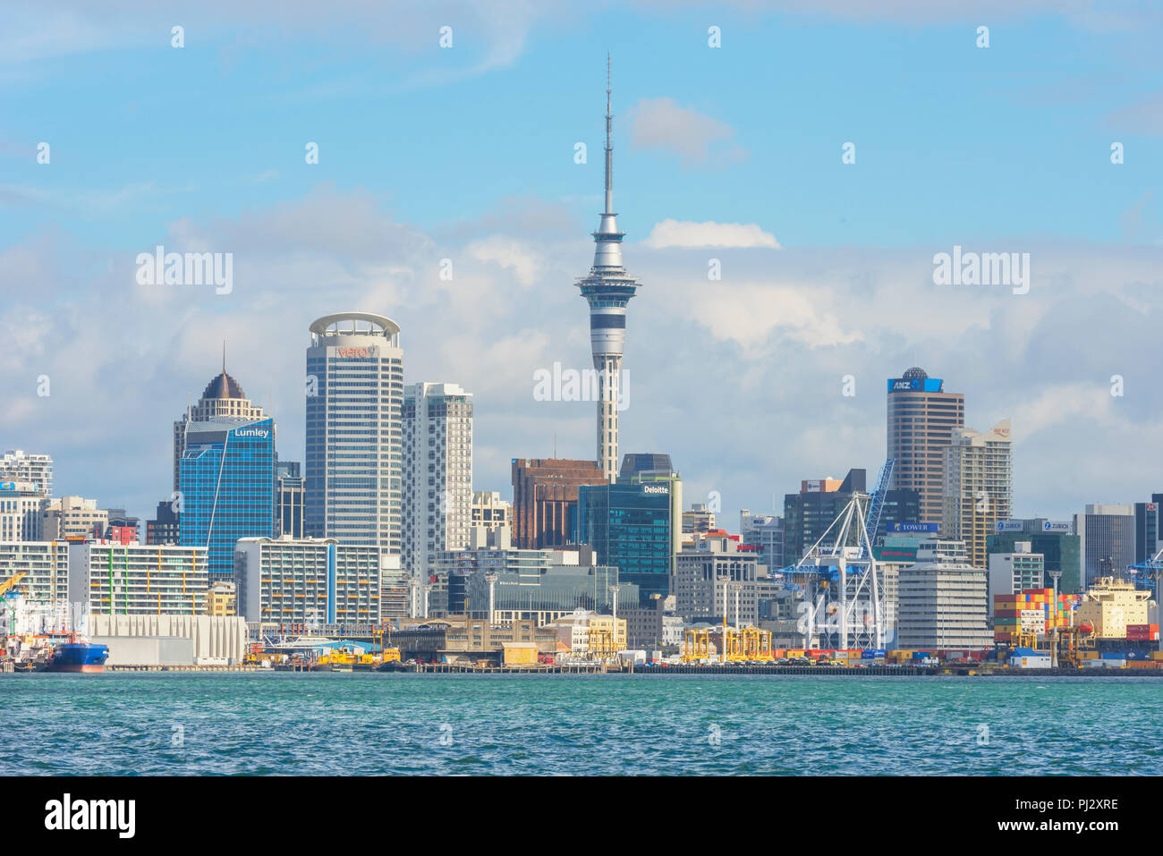 Ferry building auckland harbour north hi-res stock photography and ...