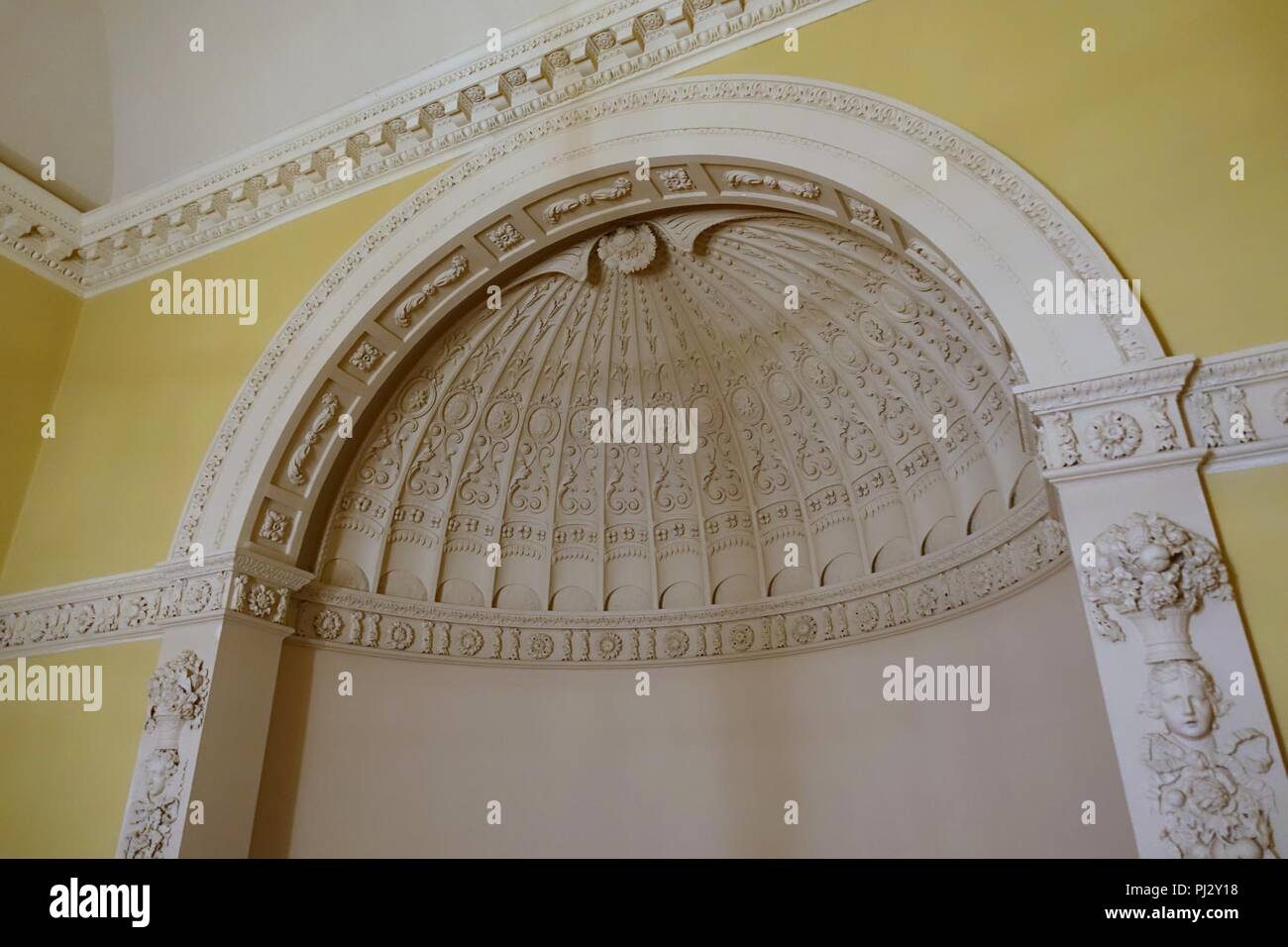 Banqueting House interior, Studley Royal Park - North Yorkshire ...