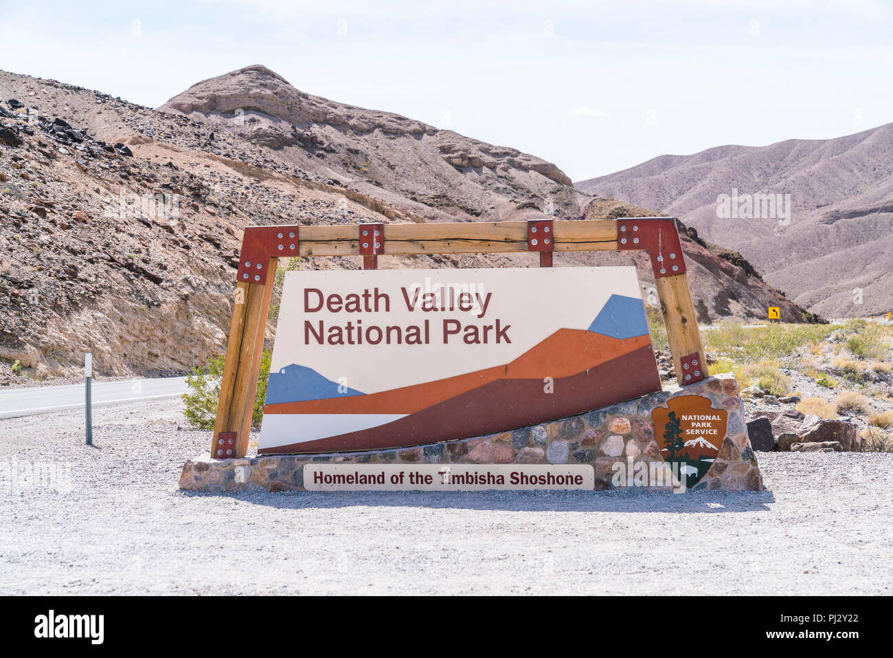 Death valley national park sign hi-res stock photography and images - Alamy