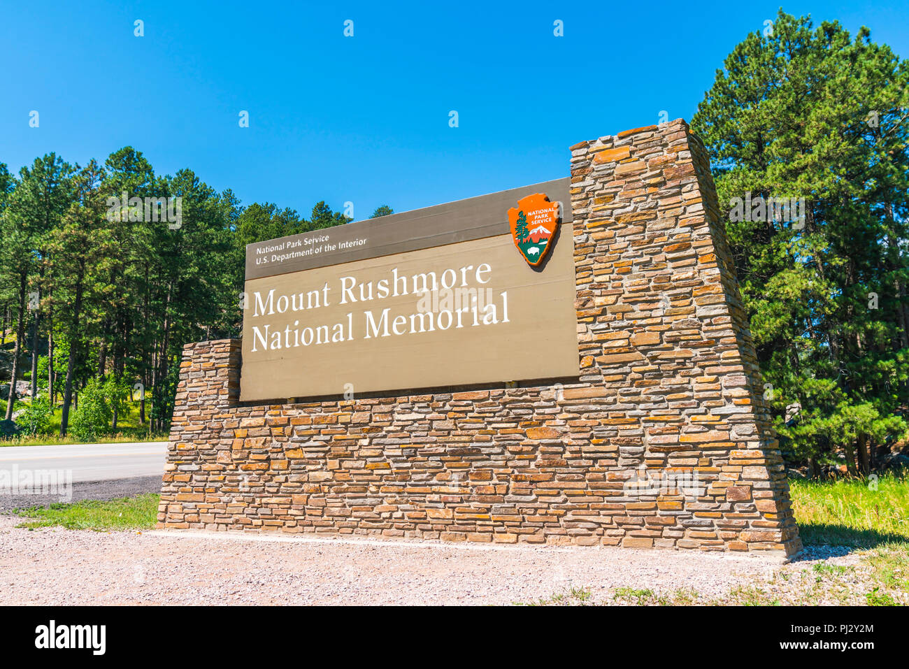 mount Rushmore national memorial,south dakota,usa. 07-28-17: mount ...