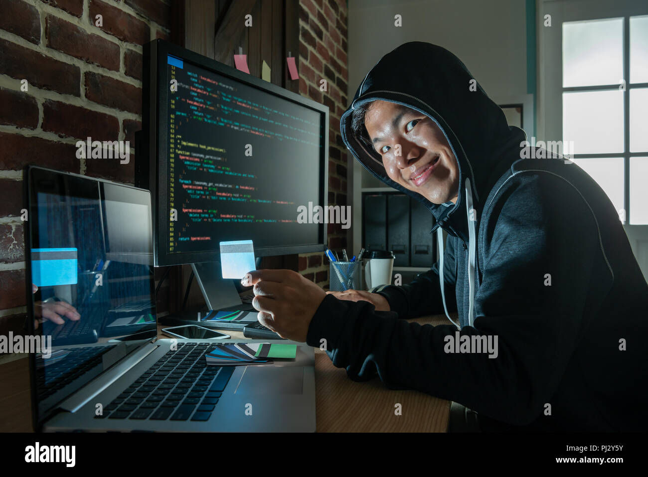 Hacker money hi-res stock photography and images - Alamy