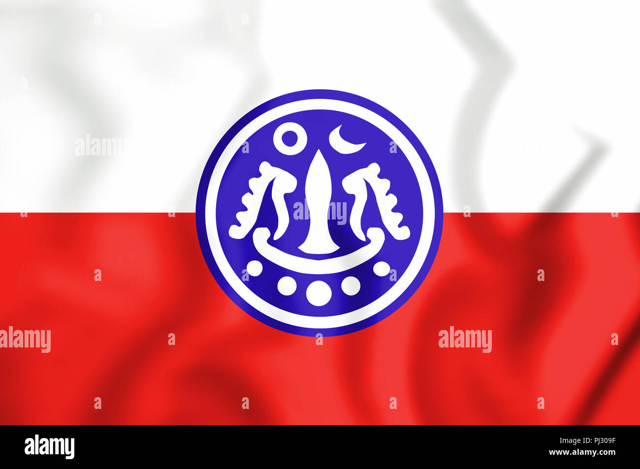 3D Flag of Rakhine State, Myanmar. 3D Illustration Stock Photo - Alamy