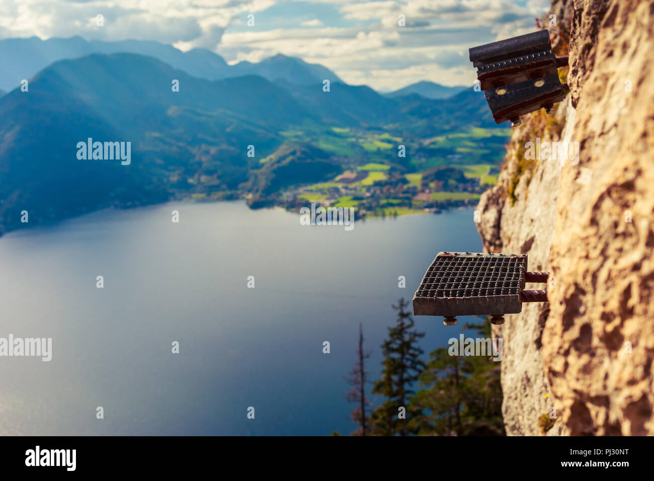 Traunsee klettersteig hi-res stock photography and images - Alamy