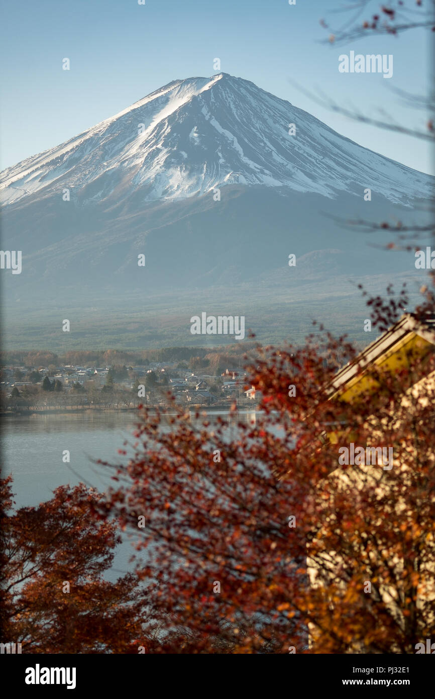 Beautiful Fuji Volcano View Stock Photo - Alamy