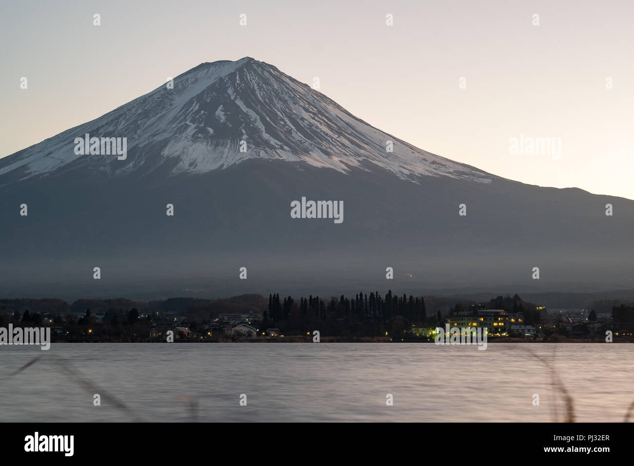 Beautiful Fuji Volcano View Stock Photo - Alamy