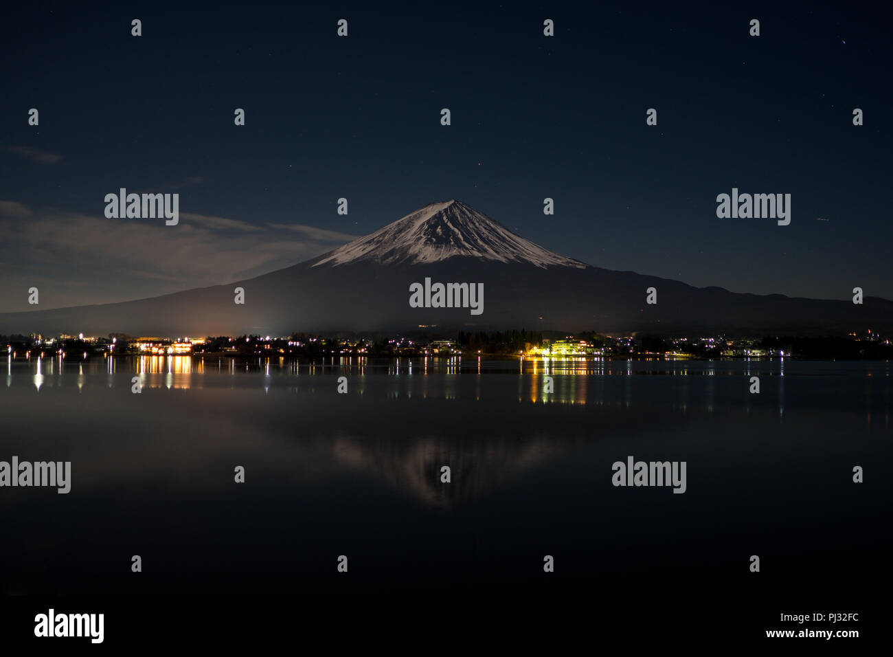 Beautiful Fuji Volcano View Stock Photo - Alamy