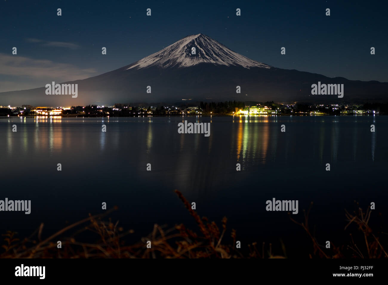Beautiful Fuji Volcano View Stock Photo - Alamy