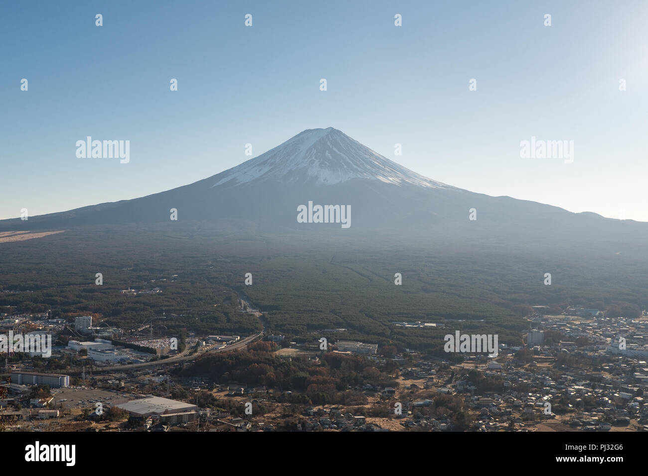 Beautiful Fuji Volcano View Stock Photo - Alamy