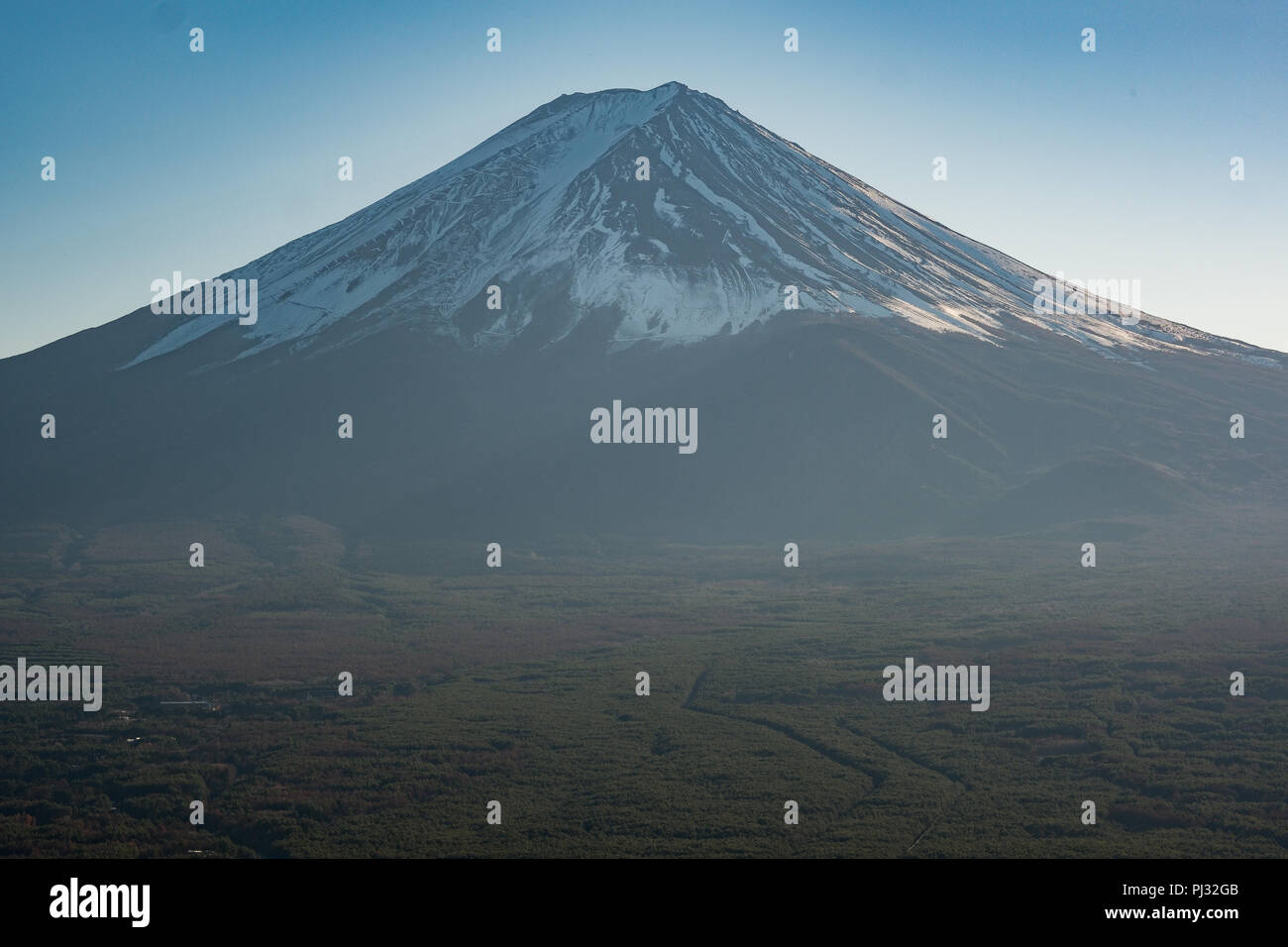 Beautiful Fuji Volcano View Stock Photo - Alamy