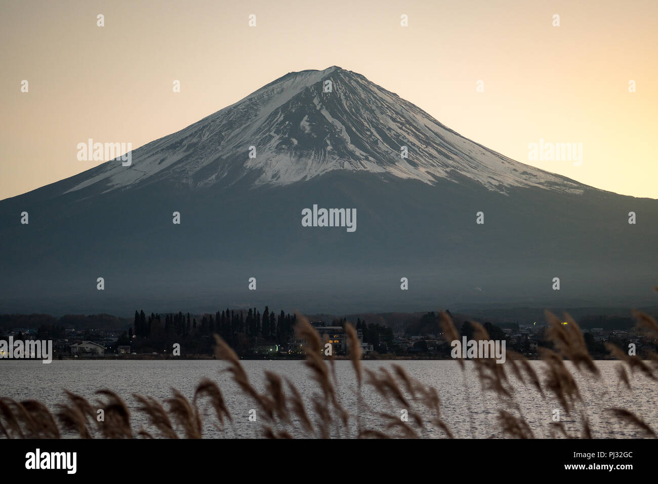 Beautiful Fuji Volcano View Stock Photo - Alamy