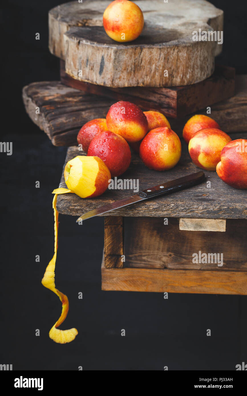 Peach basket ball hi-res stock photography and images - Alamy