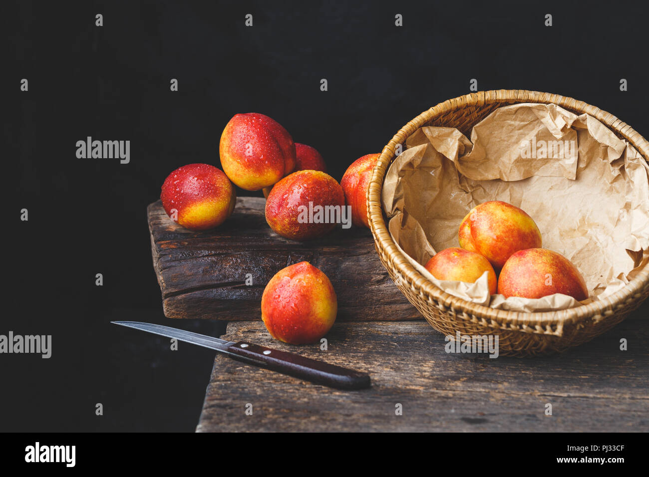 Peach basket ball hi-res stock photography and images - Alamy