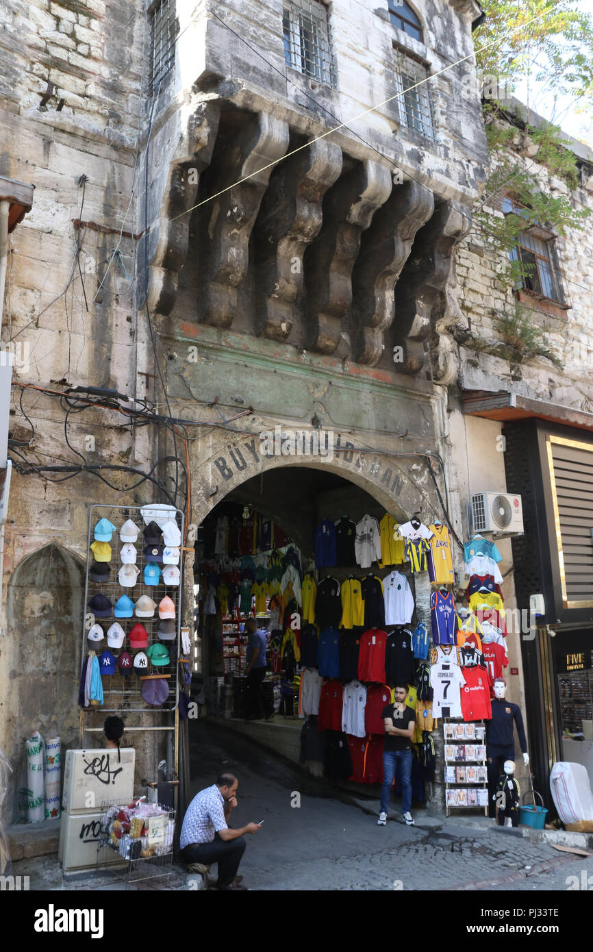 Street scene in the area outside the Grand Bazaar in Istanbul Stock ...