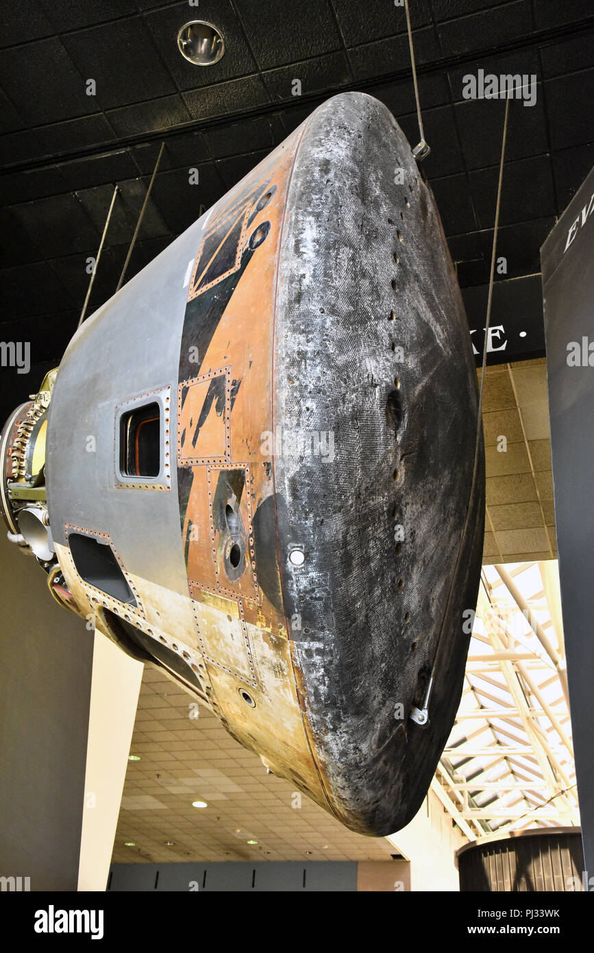 apollo command module at air and space museum ,washington d c,usa Stock ...