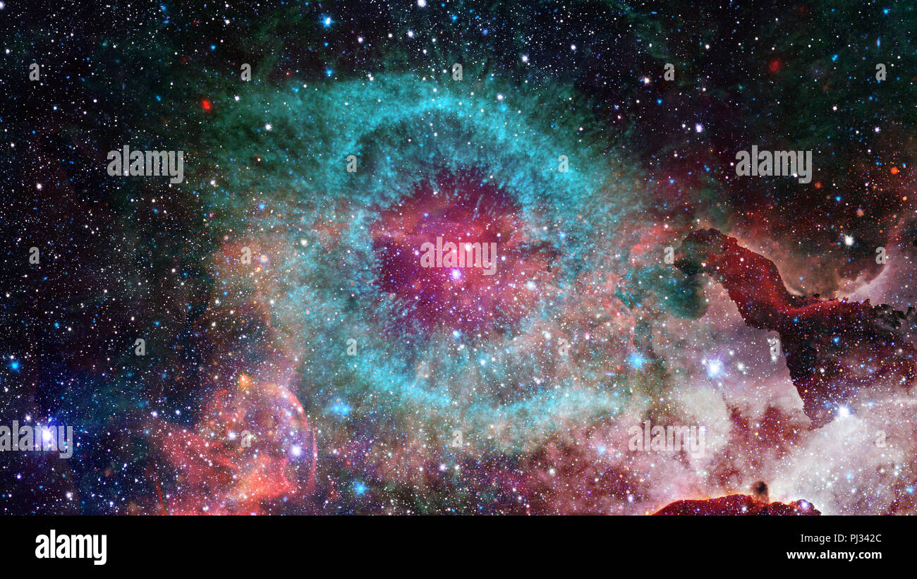Universe filled with stars, nebula and galaxy. Elements of this image ...