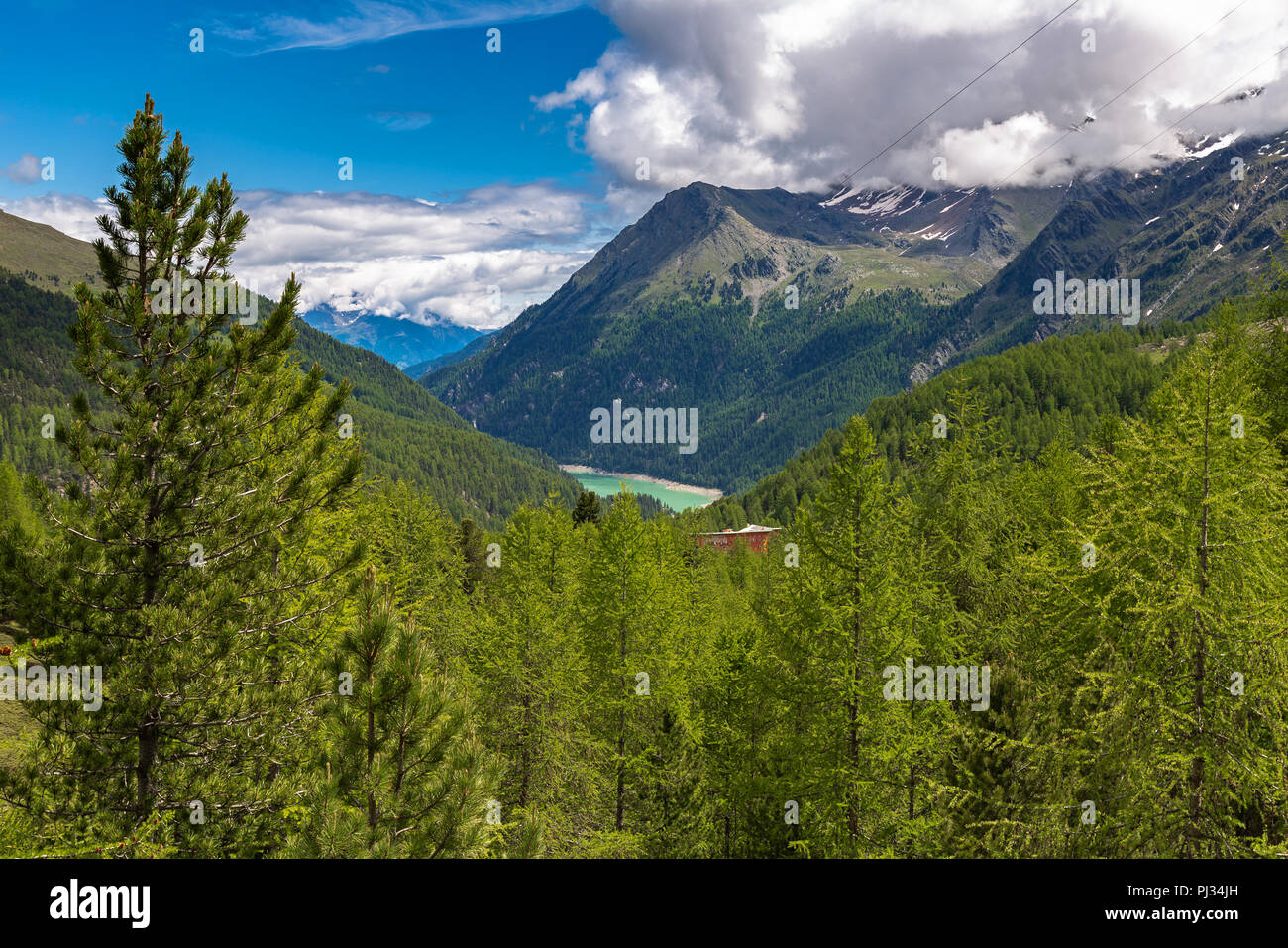 Ruin of Hotel Paradiso, Martell valley, South Tyrol Stock Photo - Alamy
