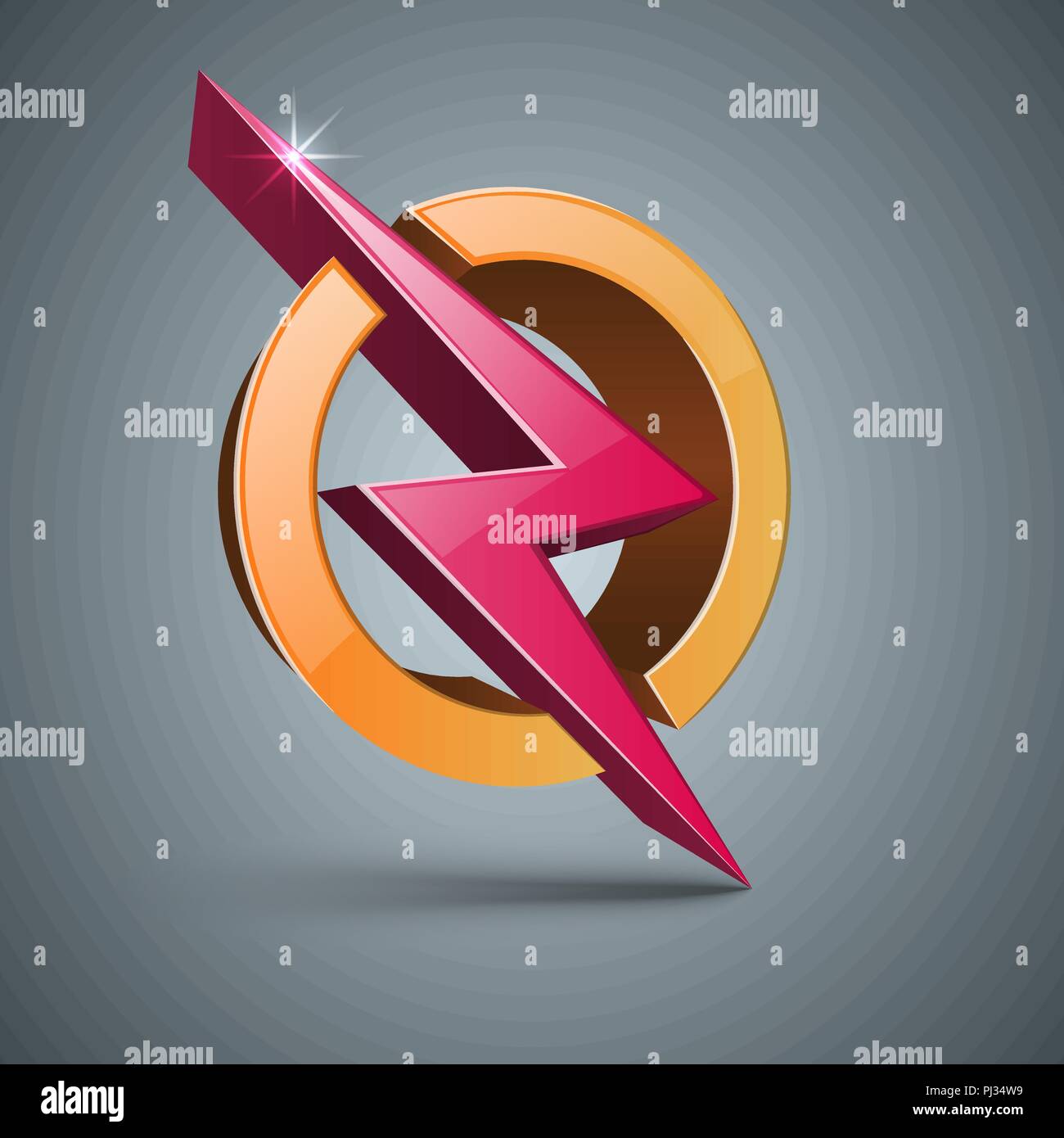 3d Lighting - realistic icon Stock Vector Image & Art - Alamy