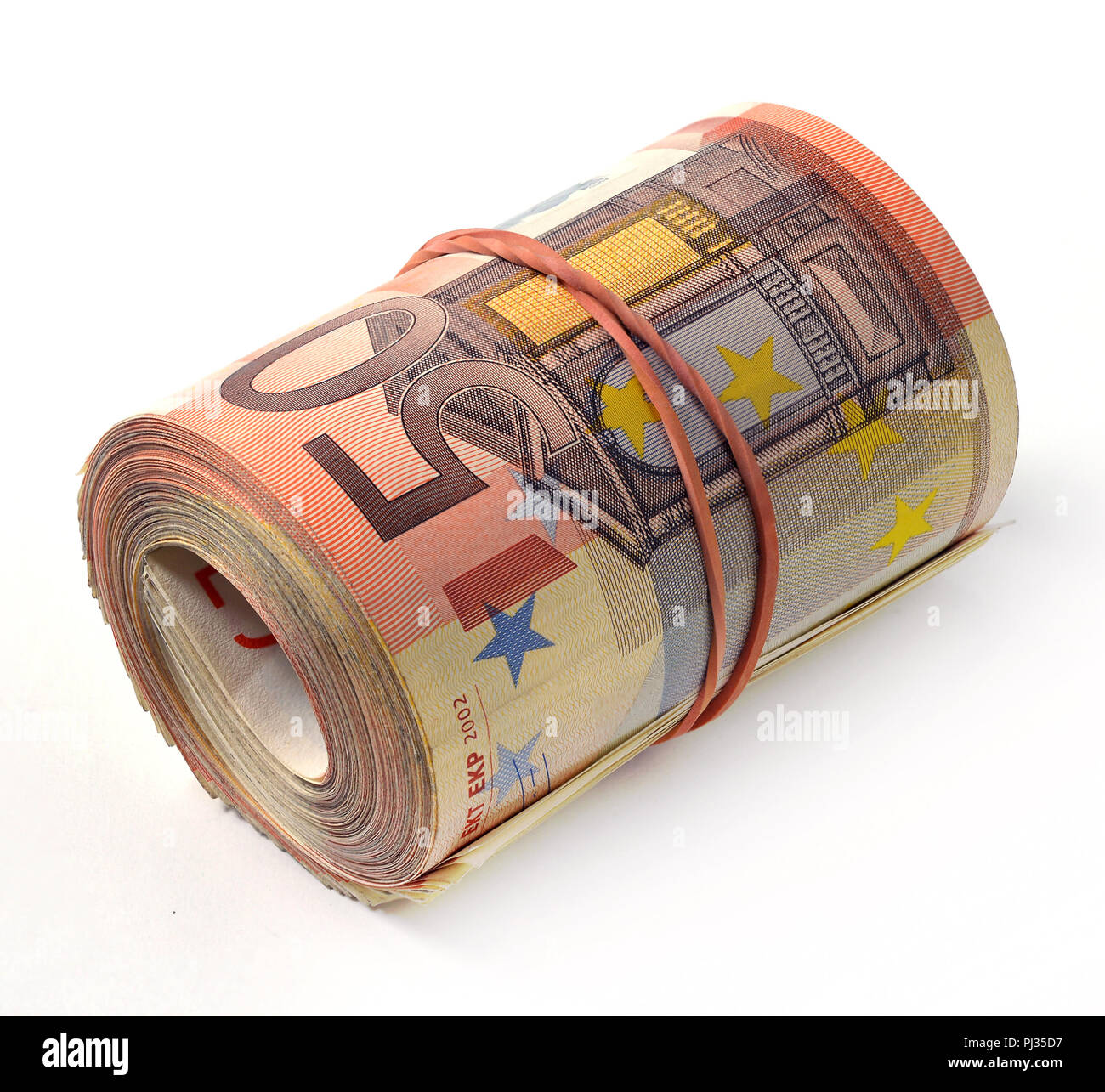 Folded 50 euro banknote hi-res stock photography and images - Alamy