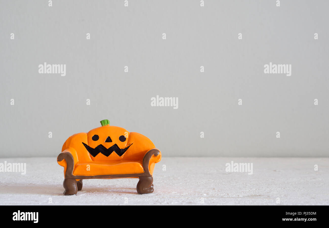Halloween festival Head Doll Pumpkins haunted spooky Sofa Decoration ...