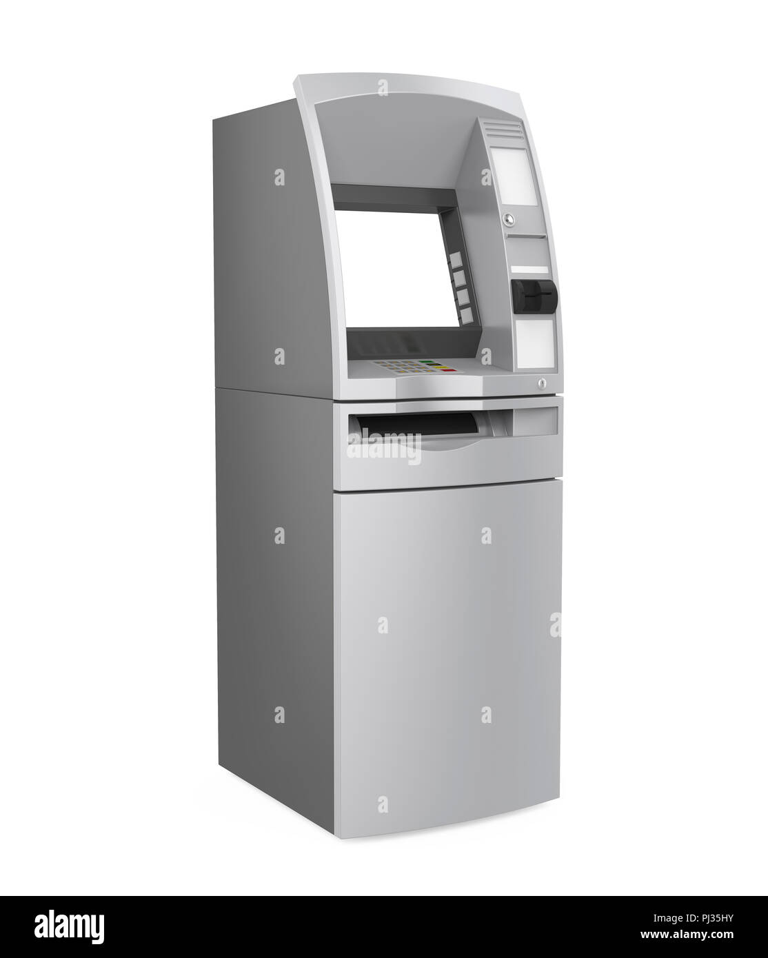 Automated Teller Machine Isolated Stock Photo - Alamy