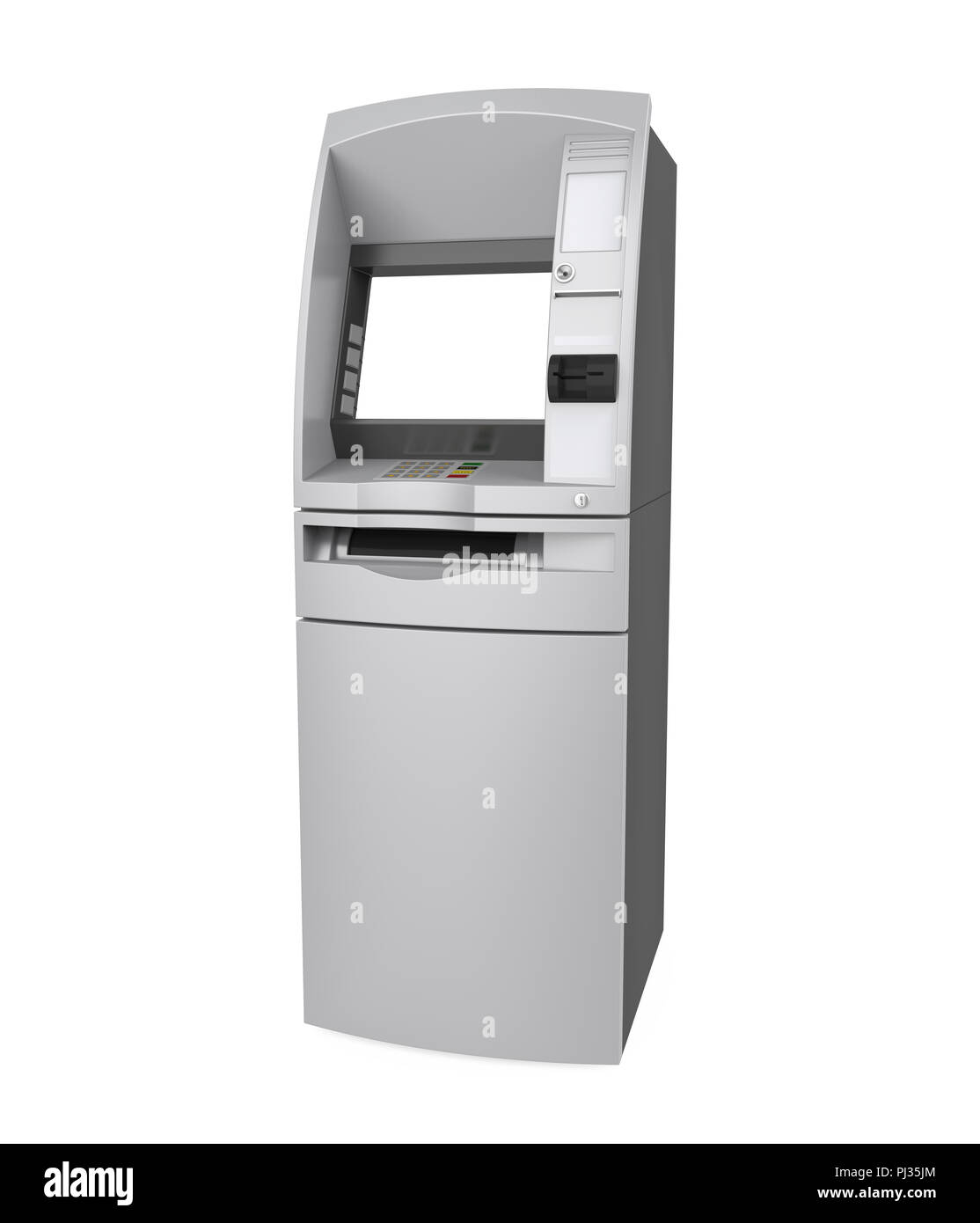Automated Teller Machine Isolated Stock Photo - Alamy