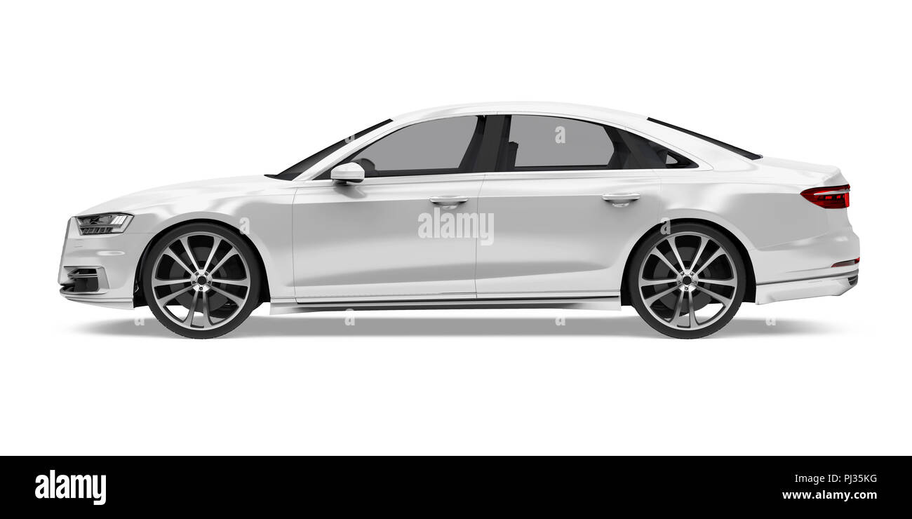 Luxury Sedan Car Isolated Stock Photo - Alamy