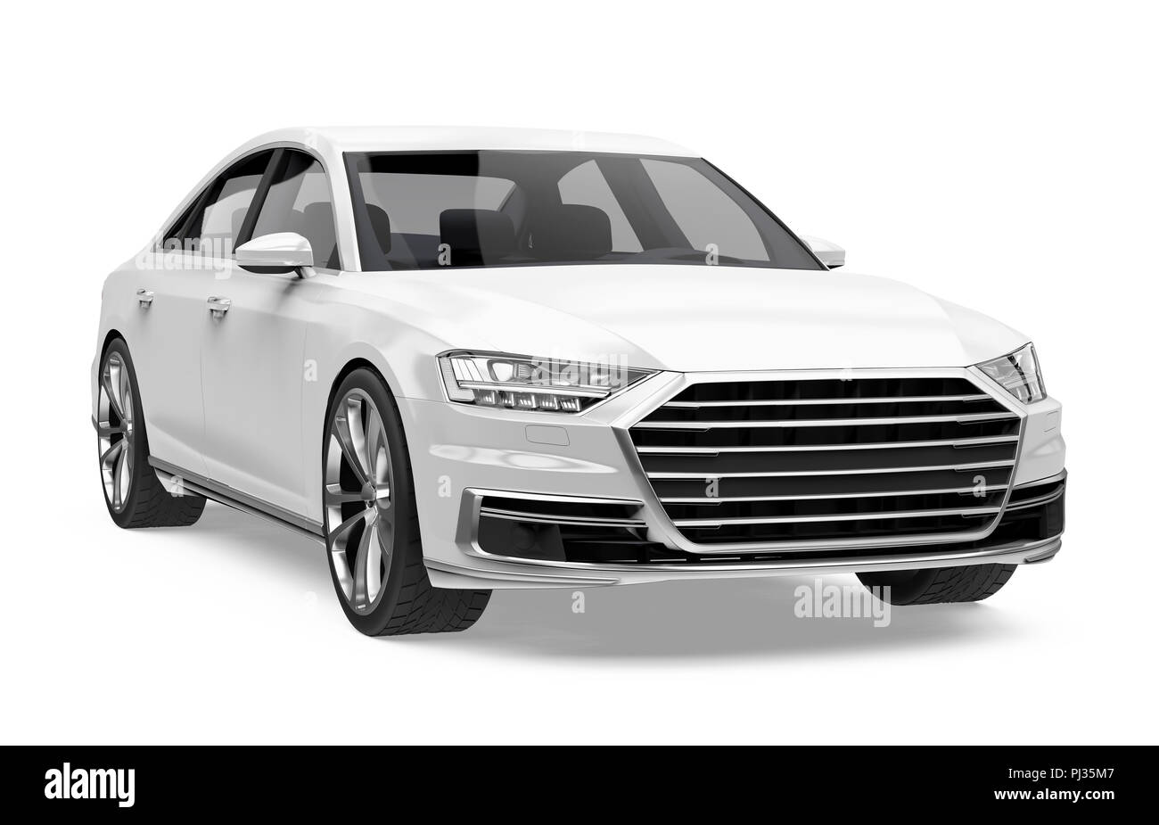 Luxury Sedan Car Isolated Stock Photo - Alamy