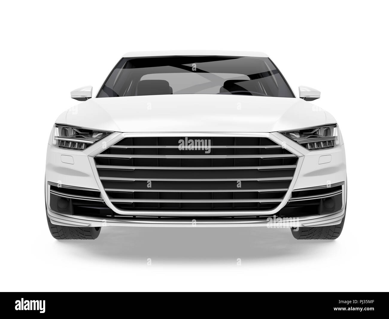 Luxury Sedan Car Isolated Stock Photo - Alamy