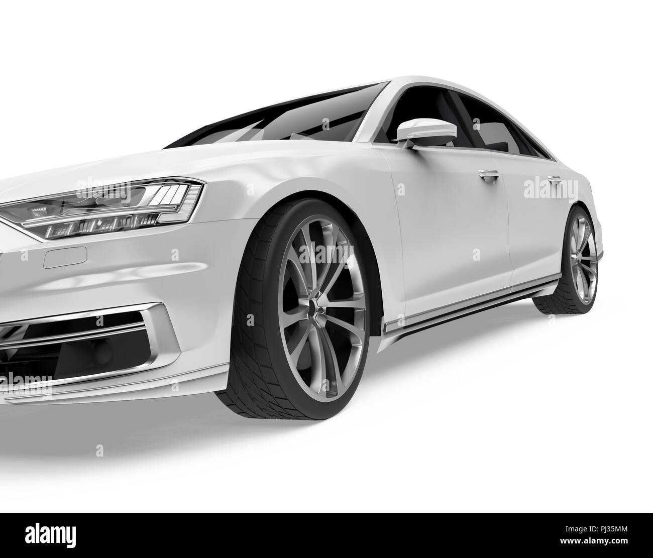 Luxury Sedan Car Isolated Stock Photo - Alamy