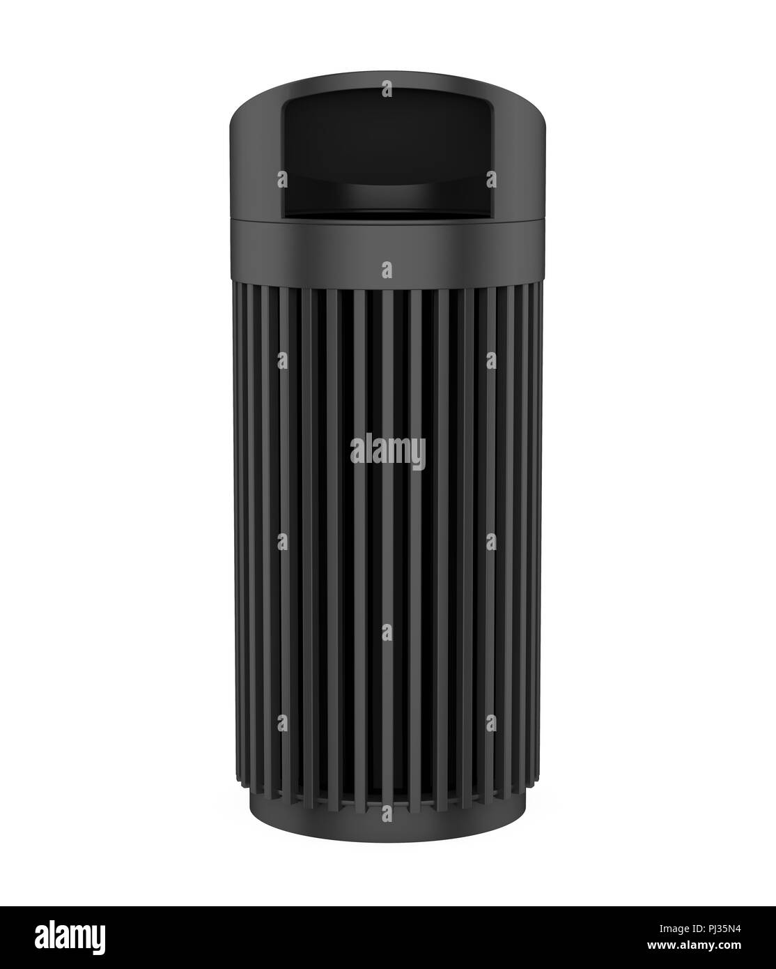 Trash Can Isolated Stock Photo - Alamy