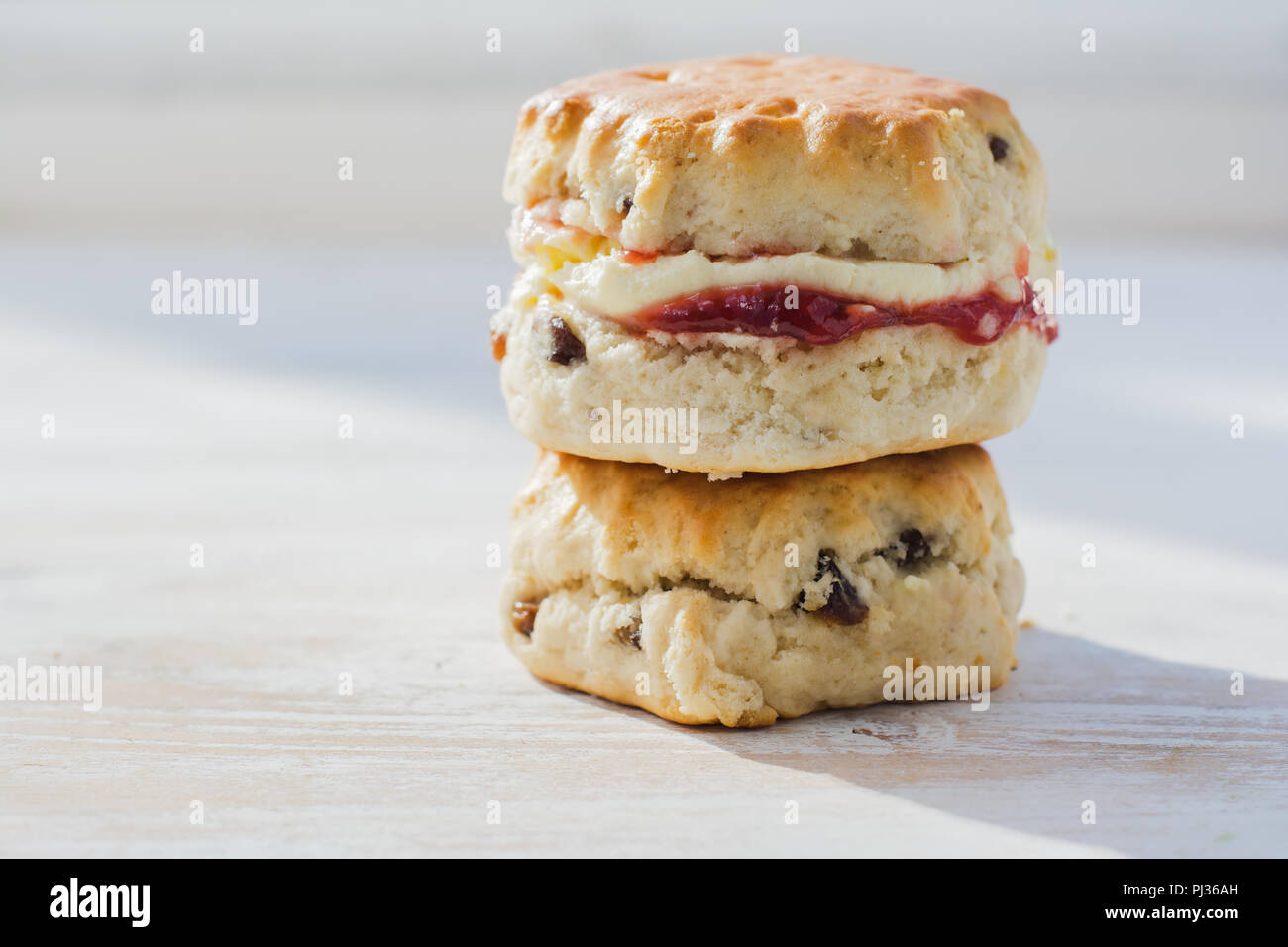 Scones jam cream hi-res stock photography and images - Alamy