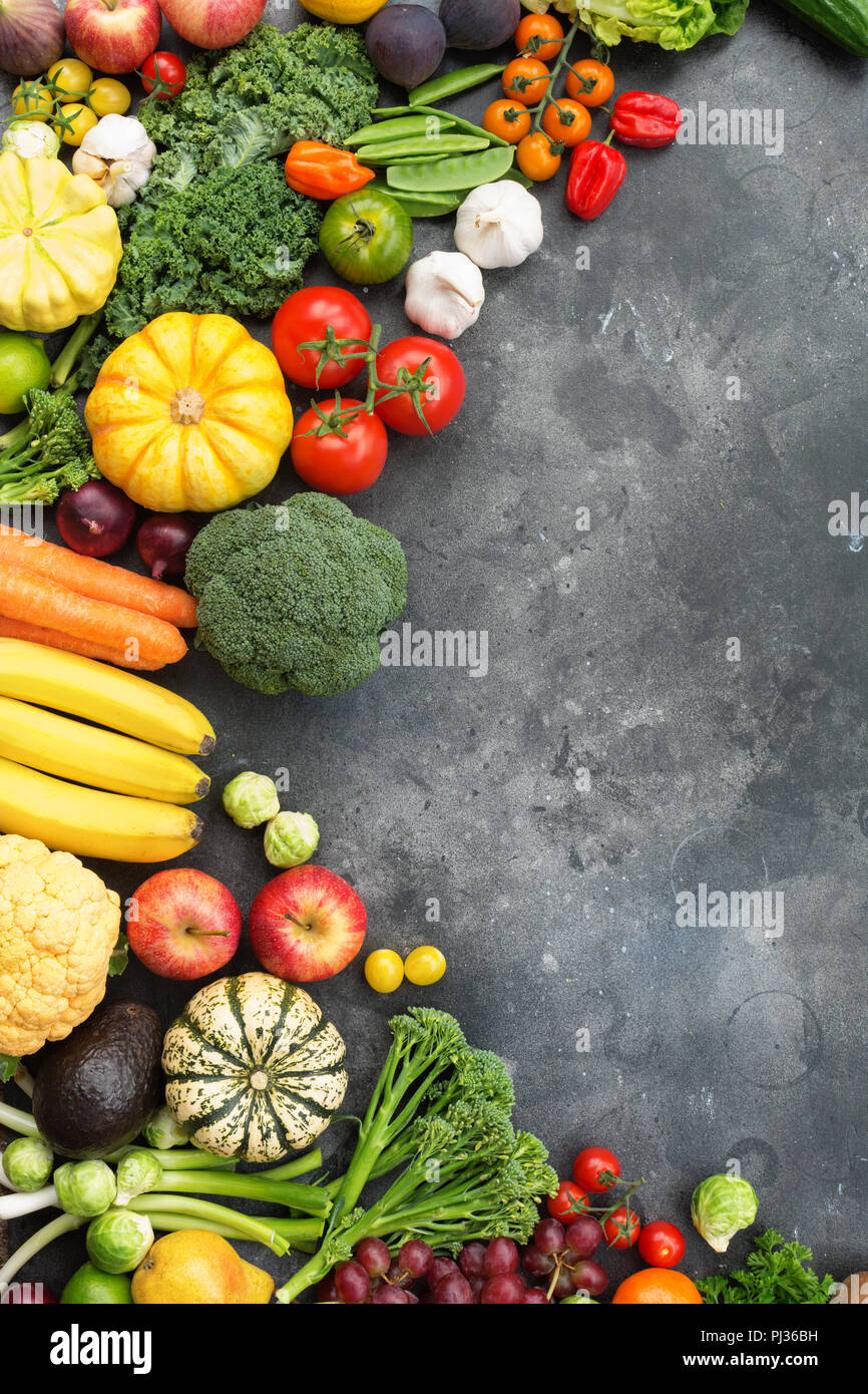 Colorful rainbow fruits vegetables hi-res stock photography and images ...
