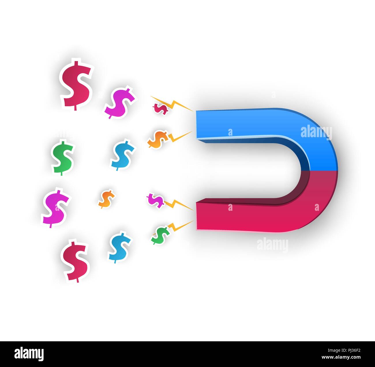 Magnet illustration hi-res stock photography and images - Alamy