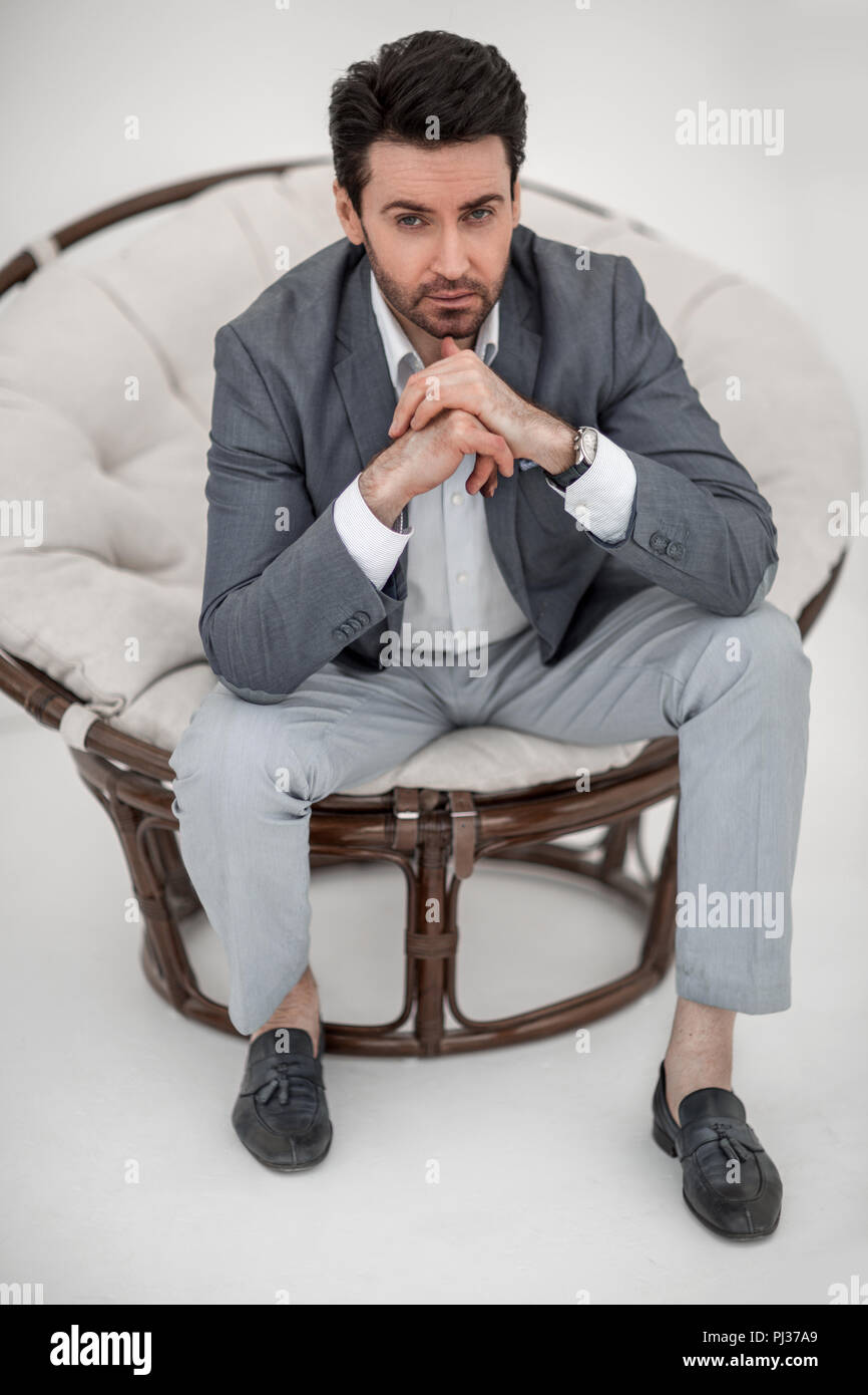 close up.portrait of a modern business man Stock Photo - Alamy