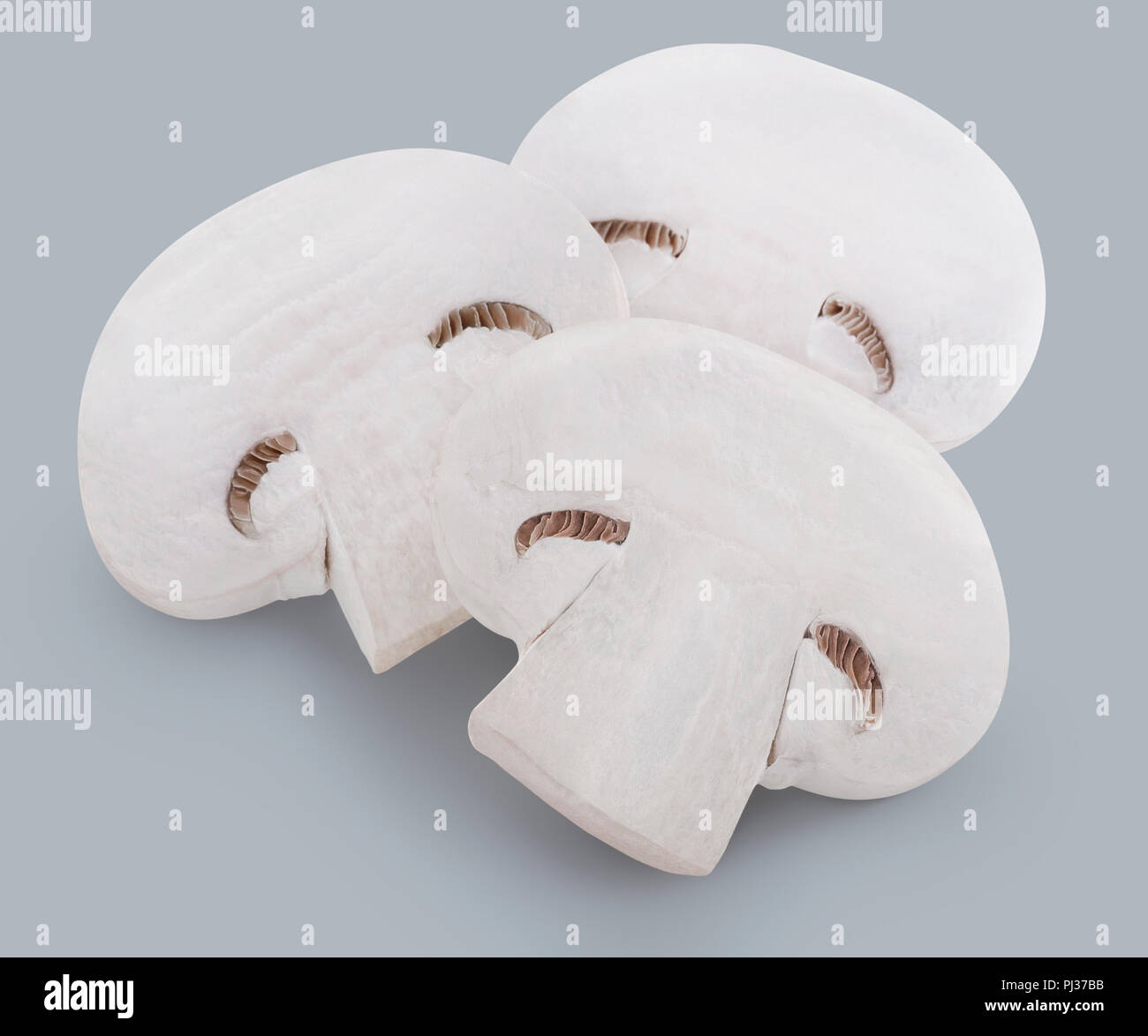 Mushroom white sliced hi-res stock photography and images - Alamy