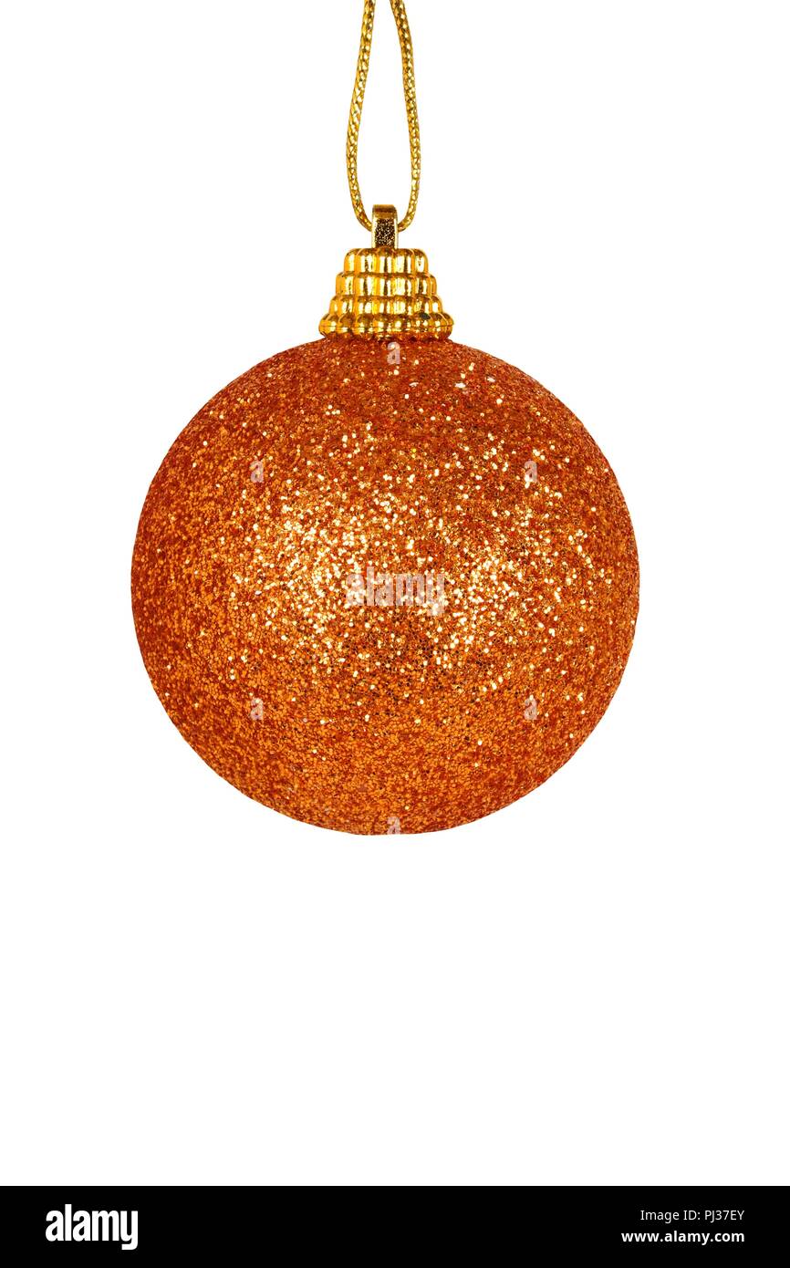 Christmas bauble isolated on white background Stock Photo - Alamy