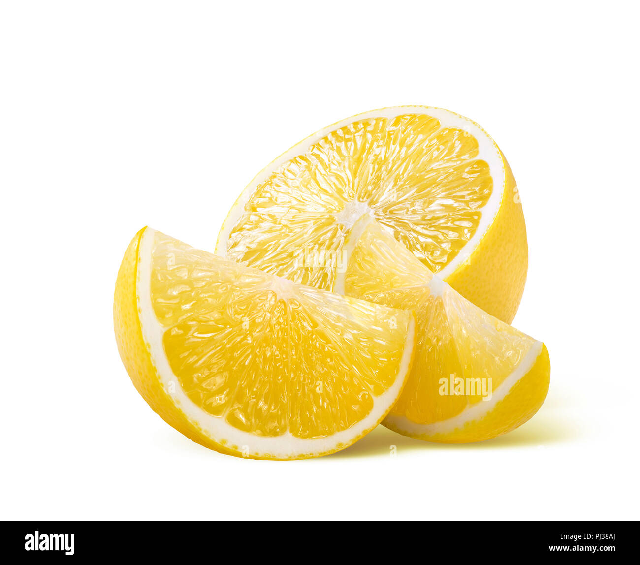 Lemon slice quarter hi-res stock photography and images - Alamy
