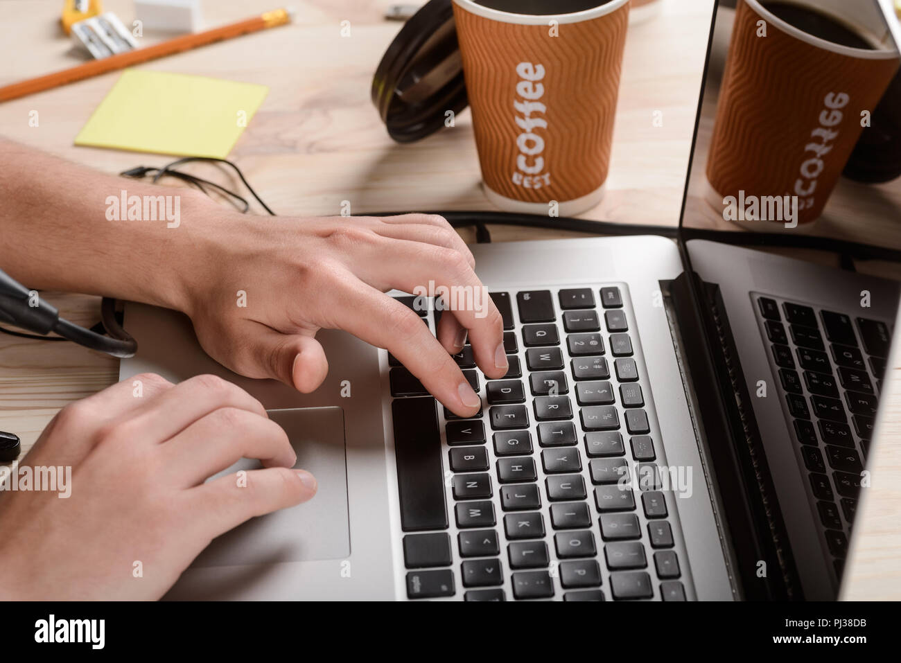 Working process at the office Stock Photo - Alamy