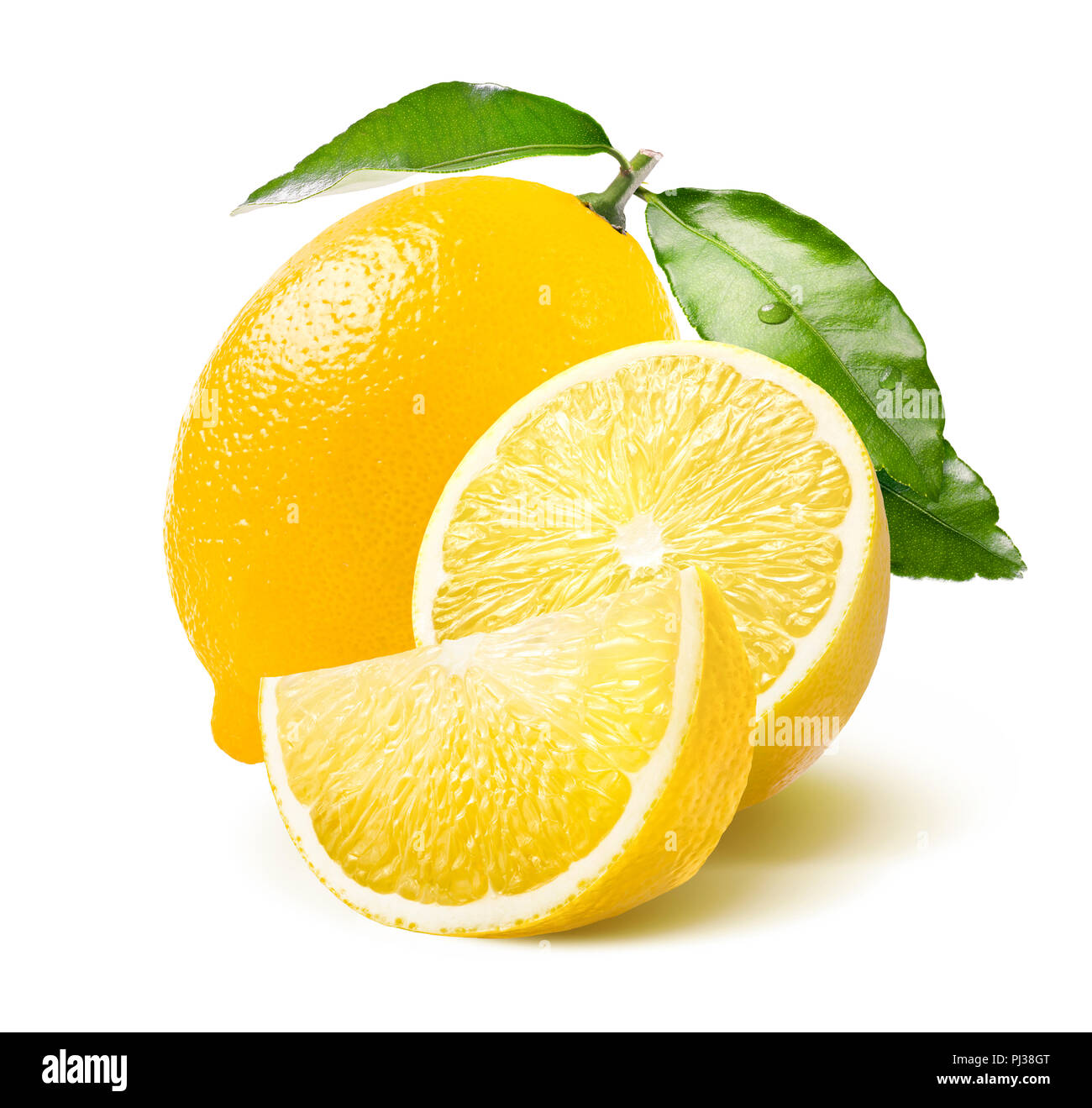 Lemon slice quarter hi-res stock photography and images - Alamy