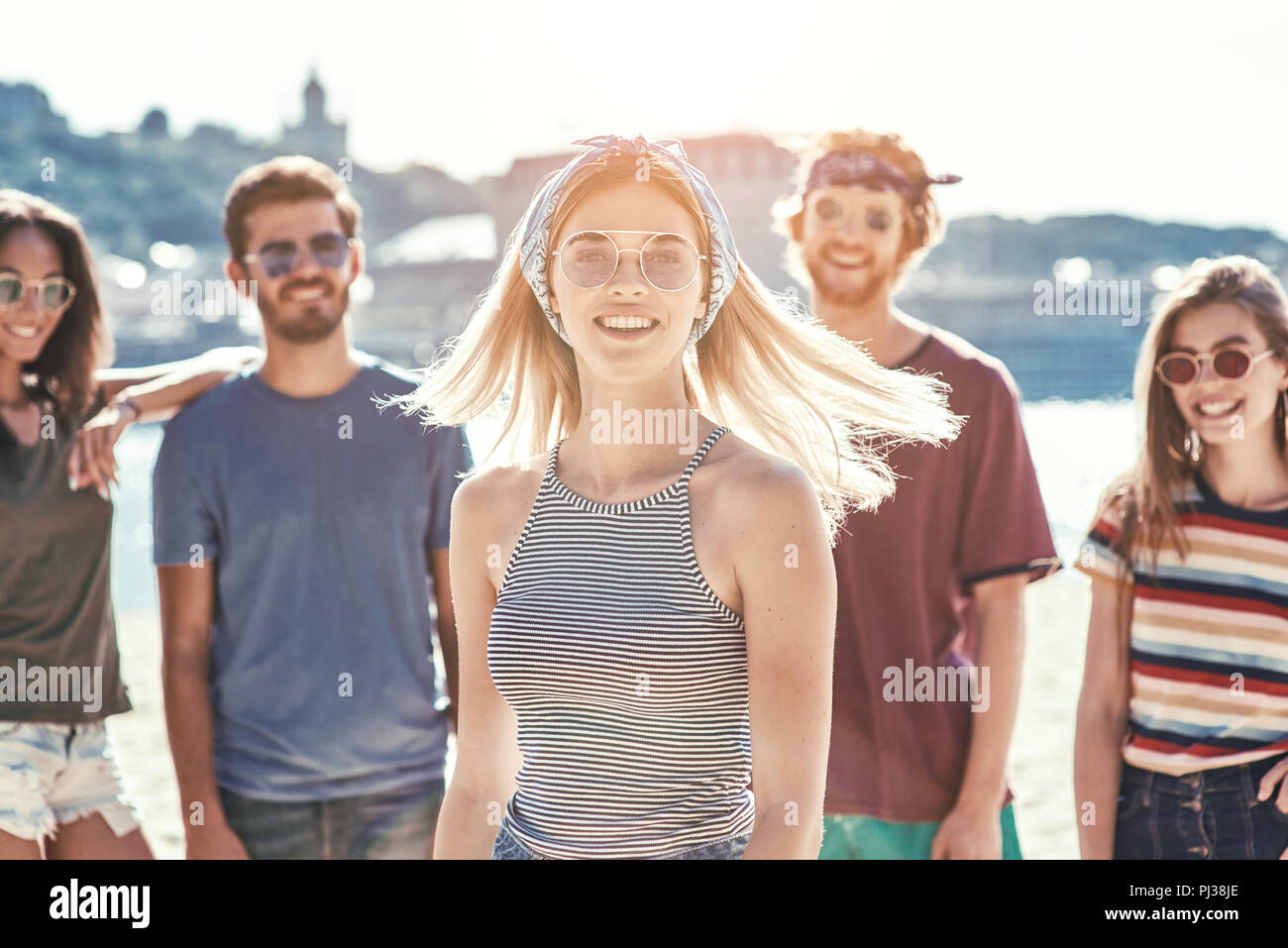 Teenagers bikini beach hi-res stock photography and images - Alamy